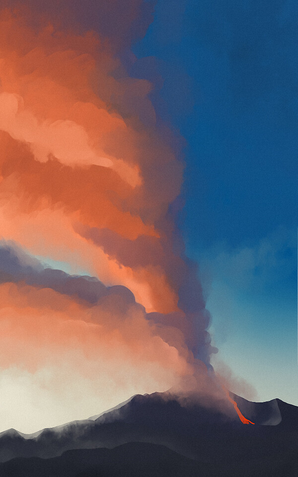 ArtStation - Awakened volcano