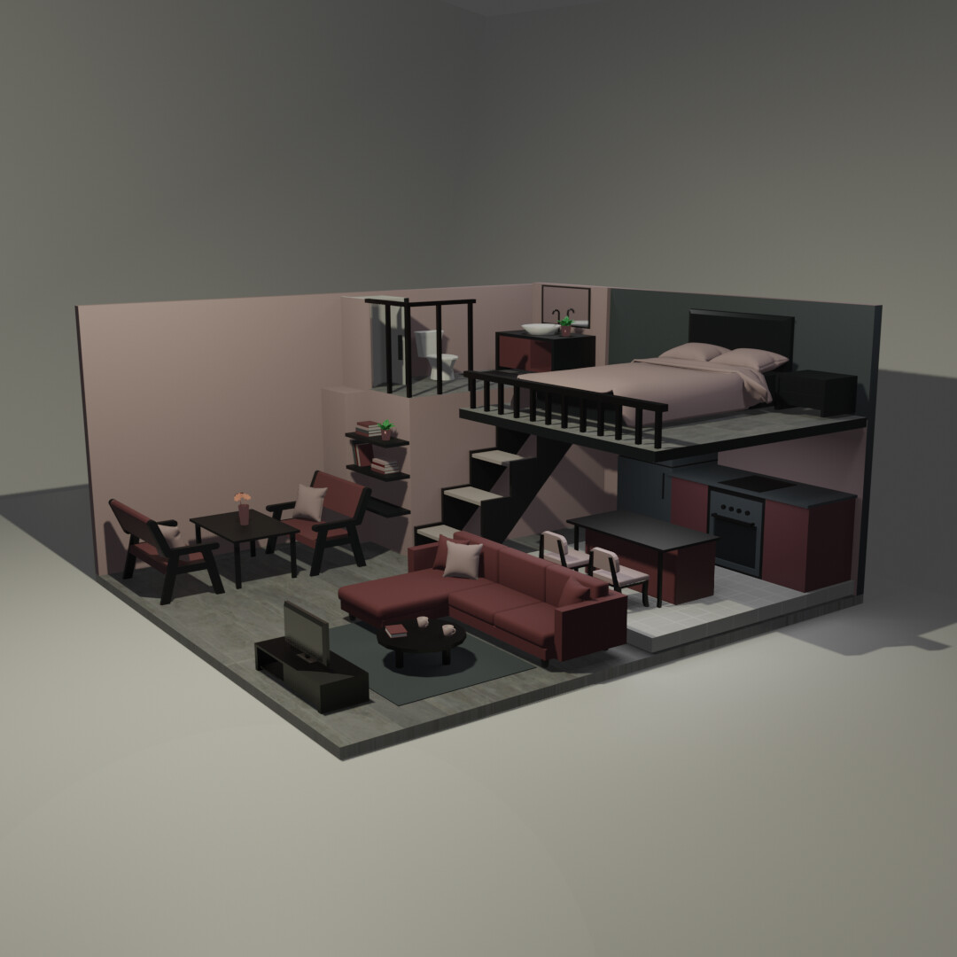 ArtStation - 3D Tiny House Design