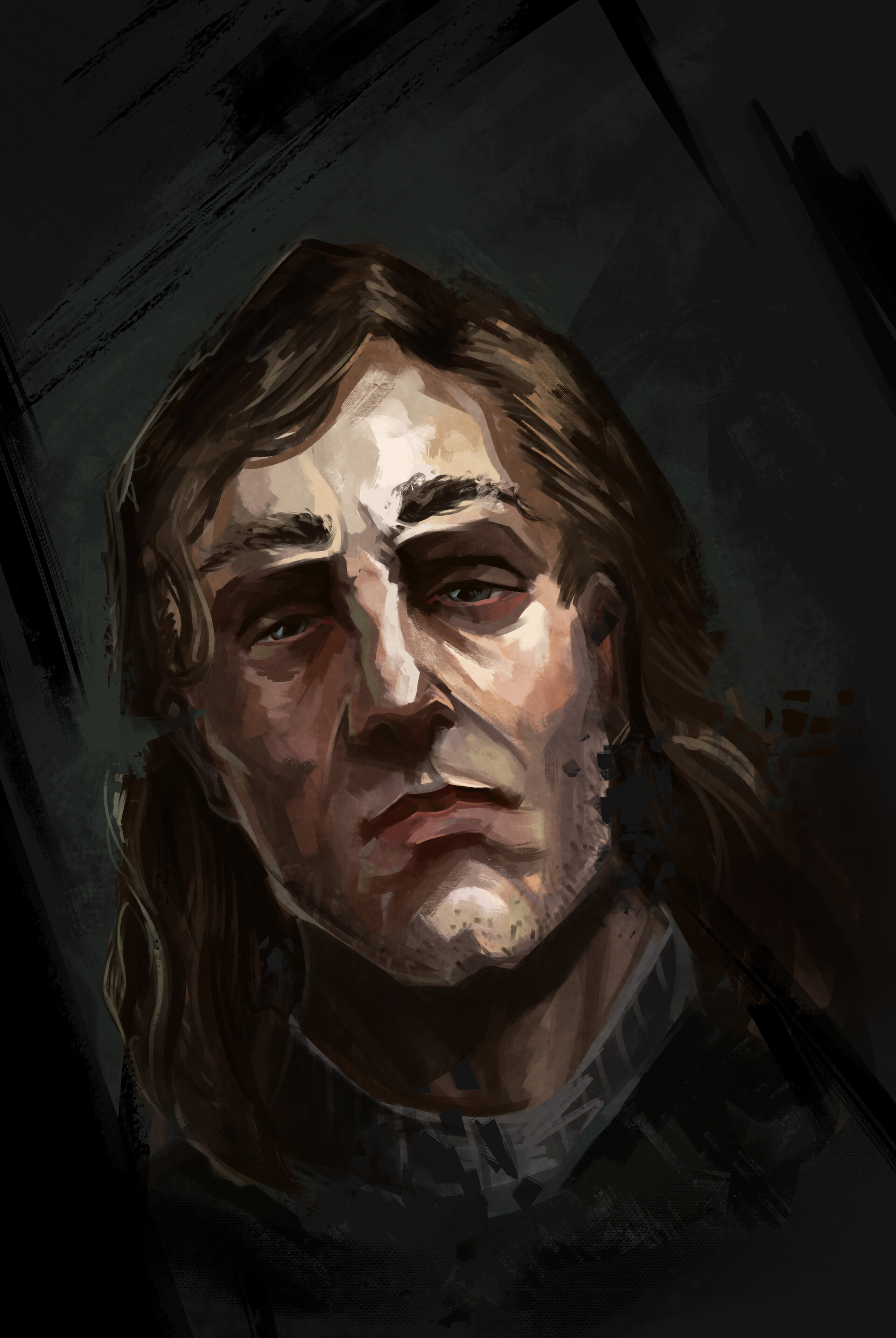 ArtStation - Some Dishonored style portrait