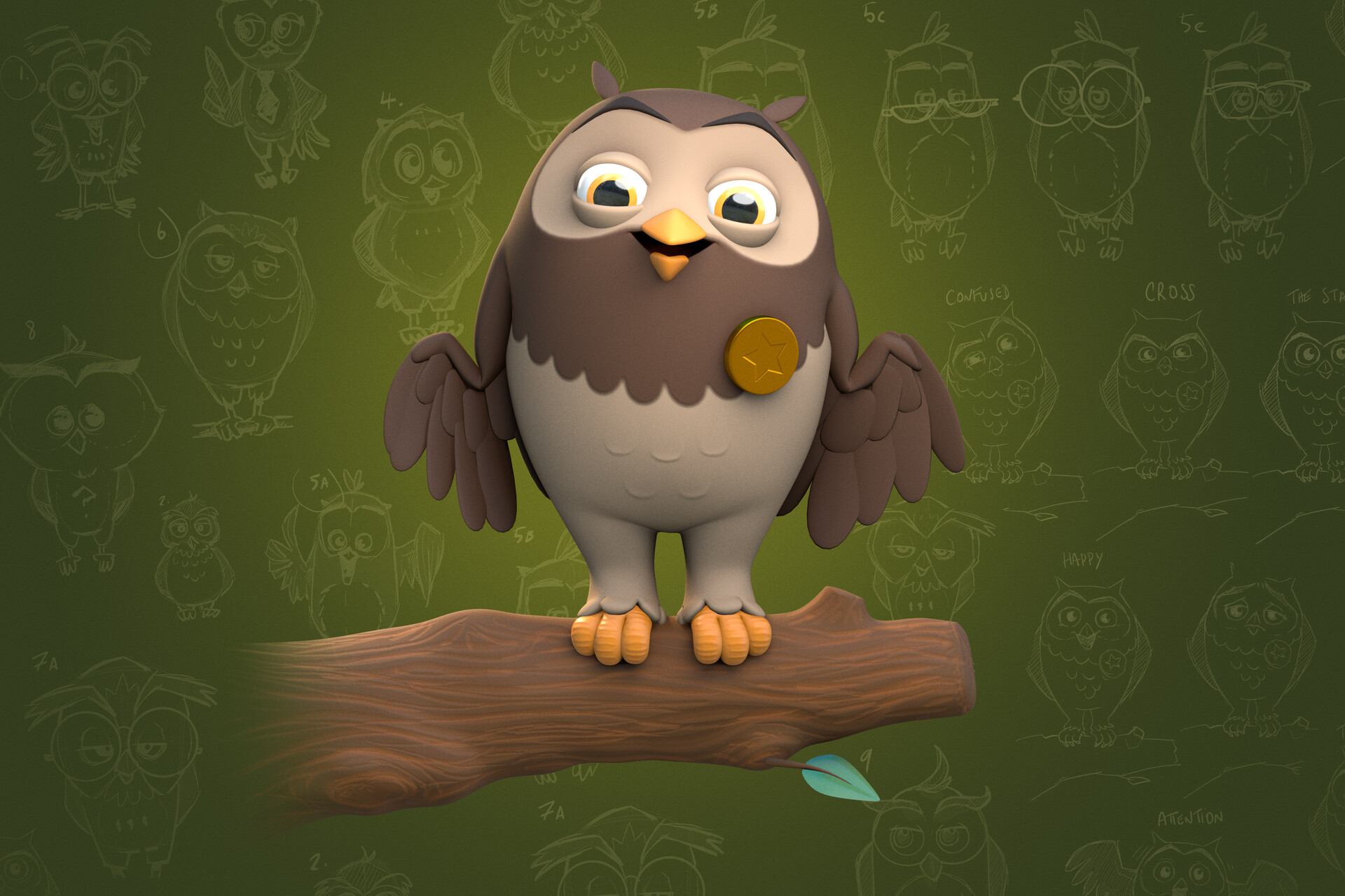 ArtStation - Focus Pocus Owl