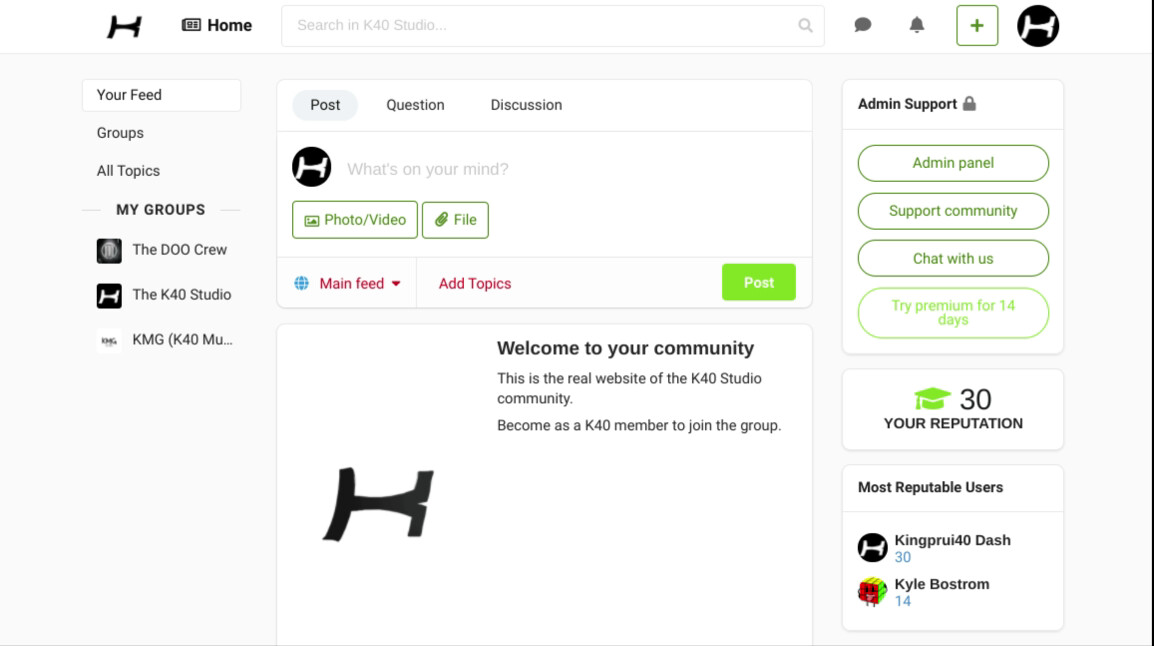 ArtStation - The K40 Studio Website