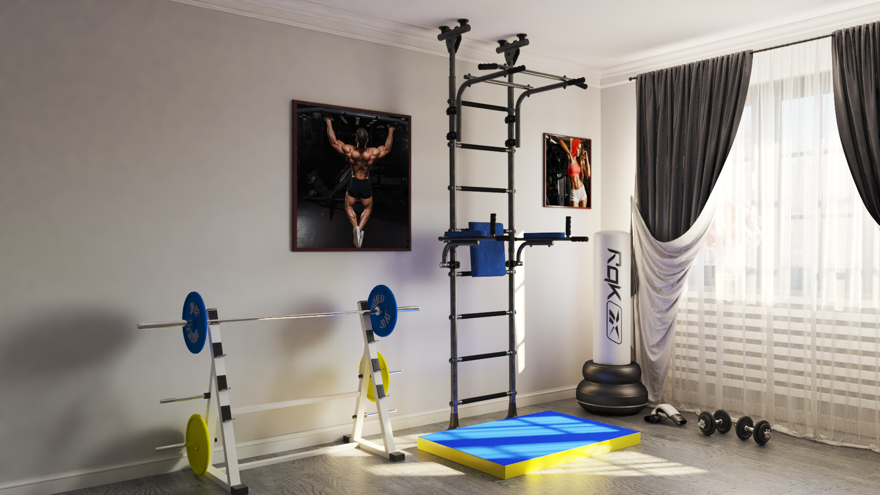 ArtStation - Sport room for young athletes