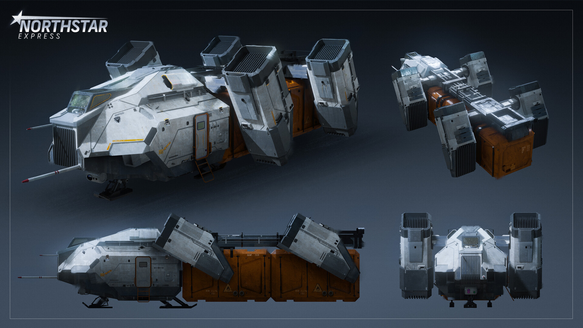 cargo spaceship concept
