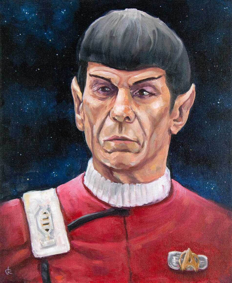 ArtStation - Spock portrait - The Wrath of Khan, Ruben Megido