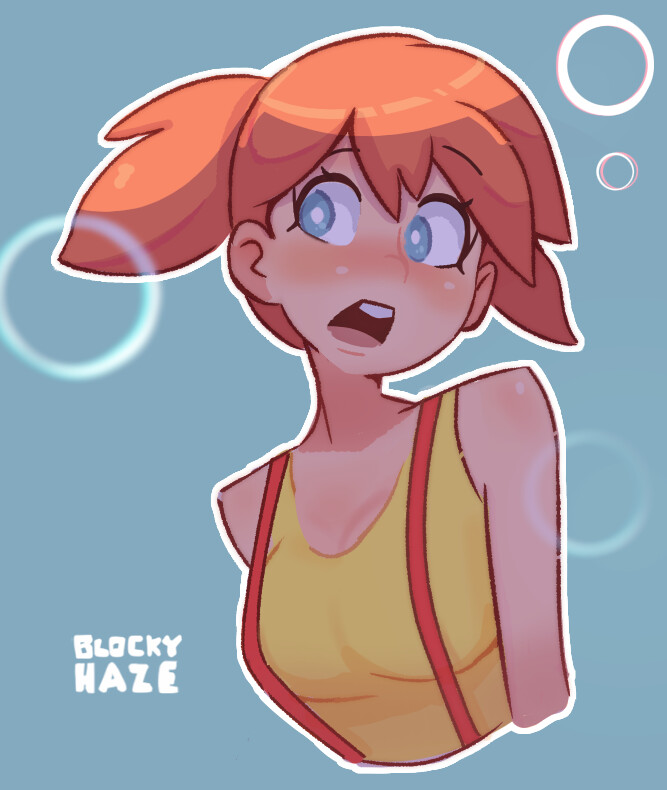 Artstation Misty Fan Art Pokemon