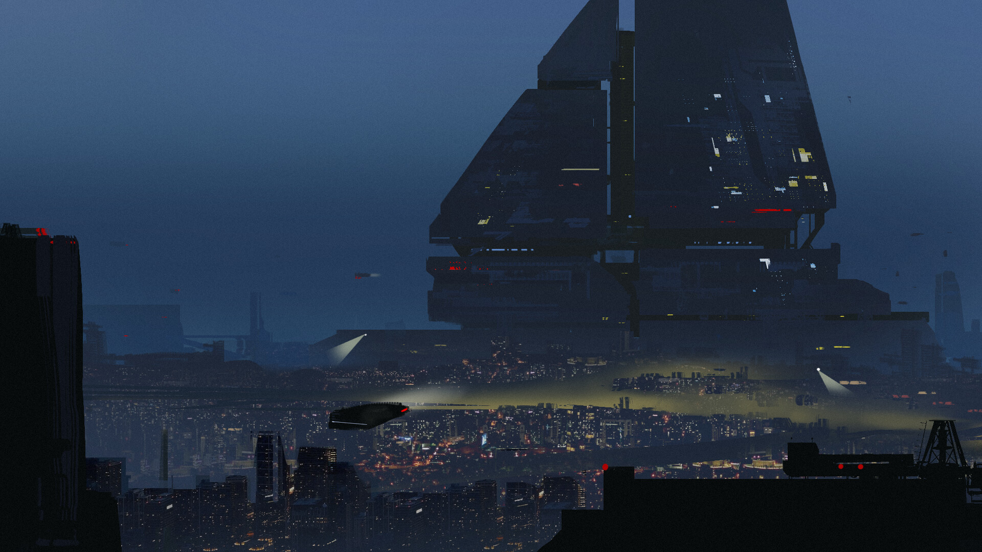 ArtStation - Practice_city night