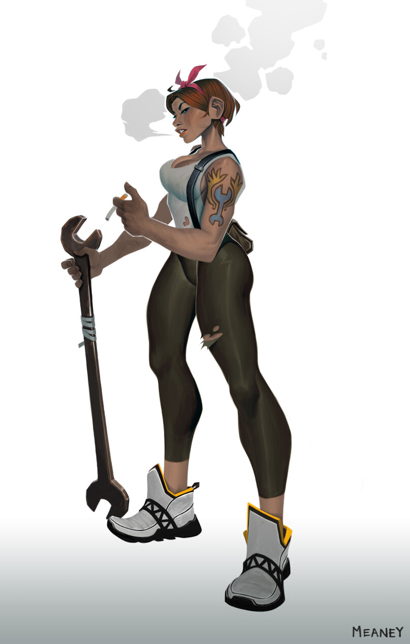 ArtStation - Mechanic Girl