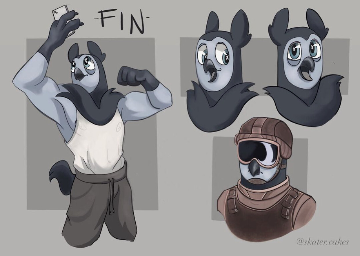 ArtStation - Fin’s Reference sheet