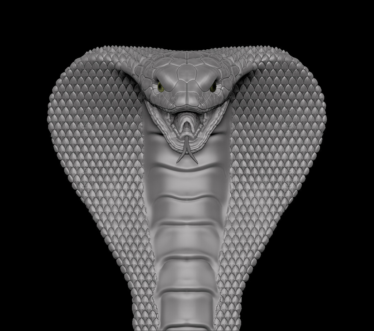 ArtStation - Snake Sculpt