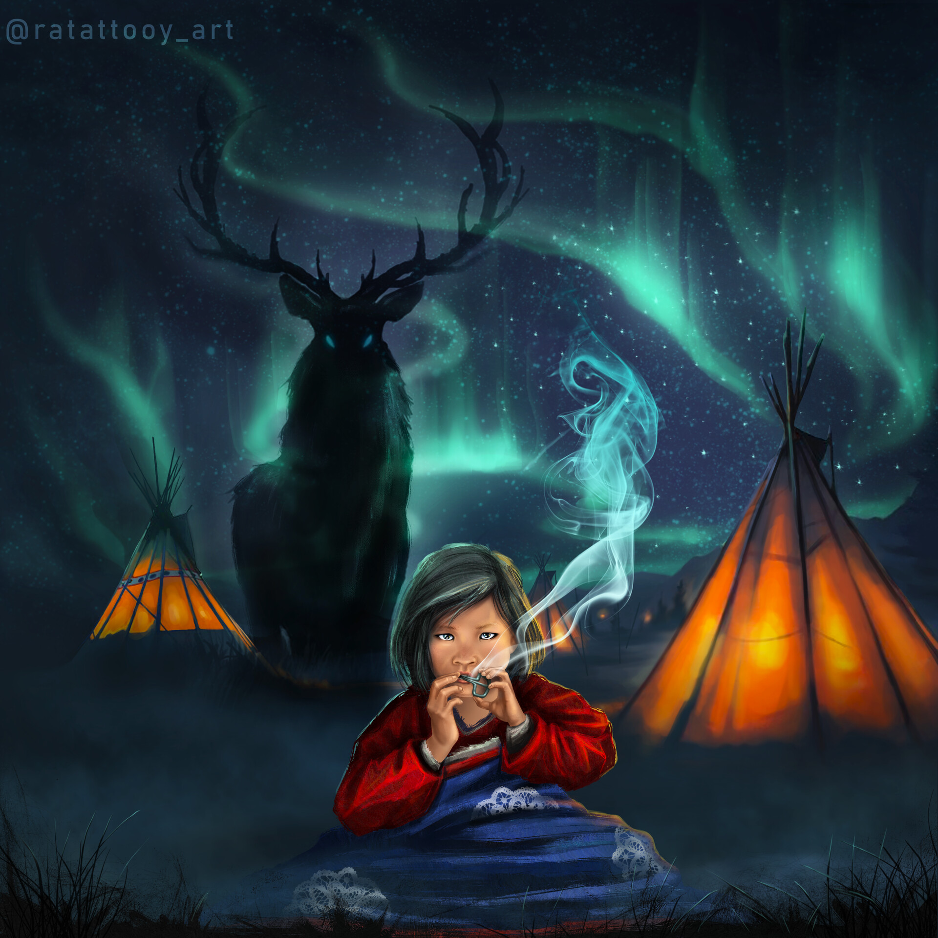 ArtStation - MIANDASH/ The legend of the deerman