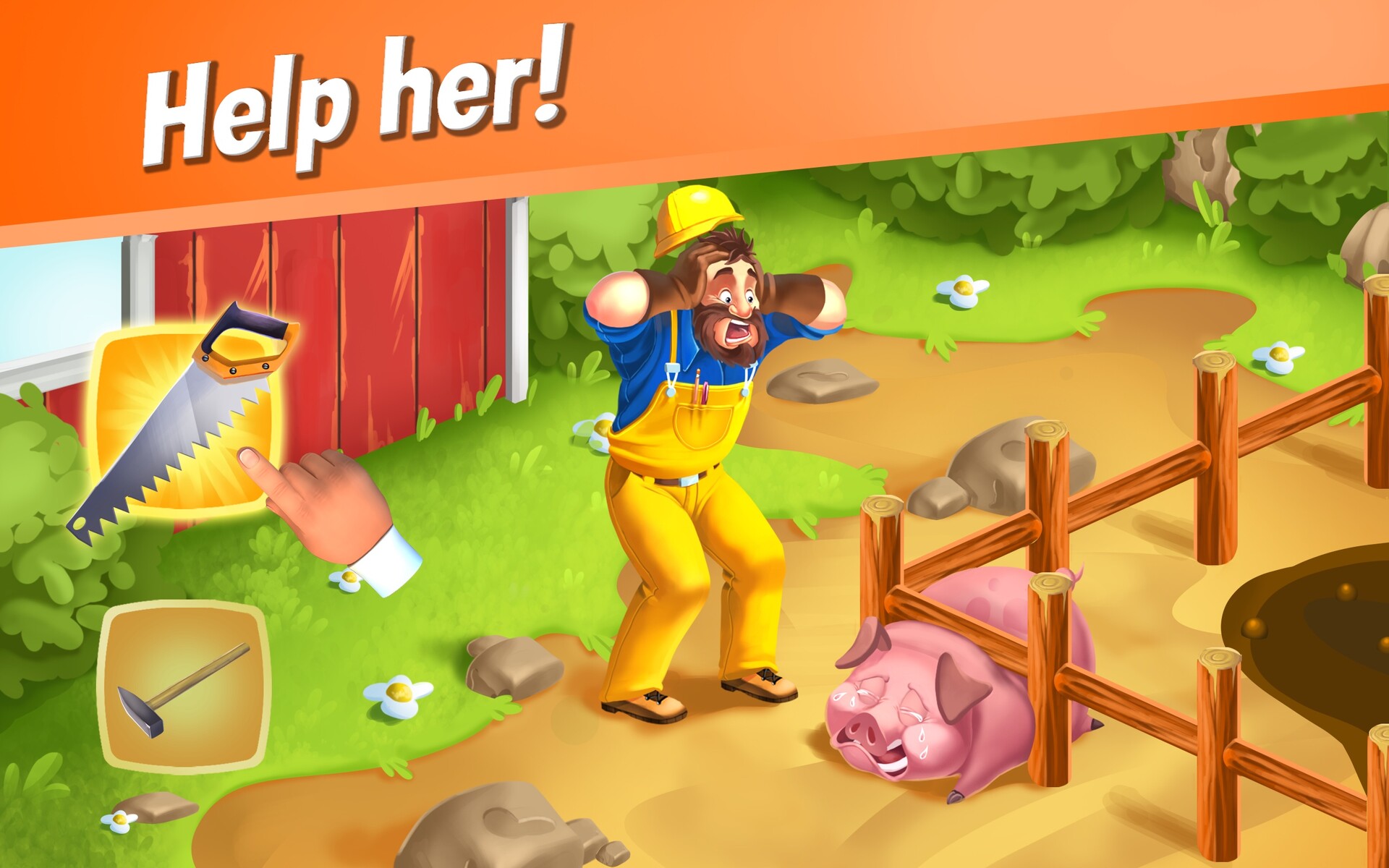 ArtStation - Help pig!