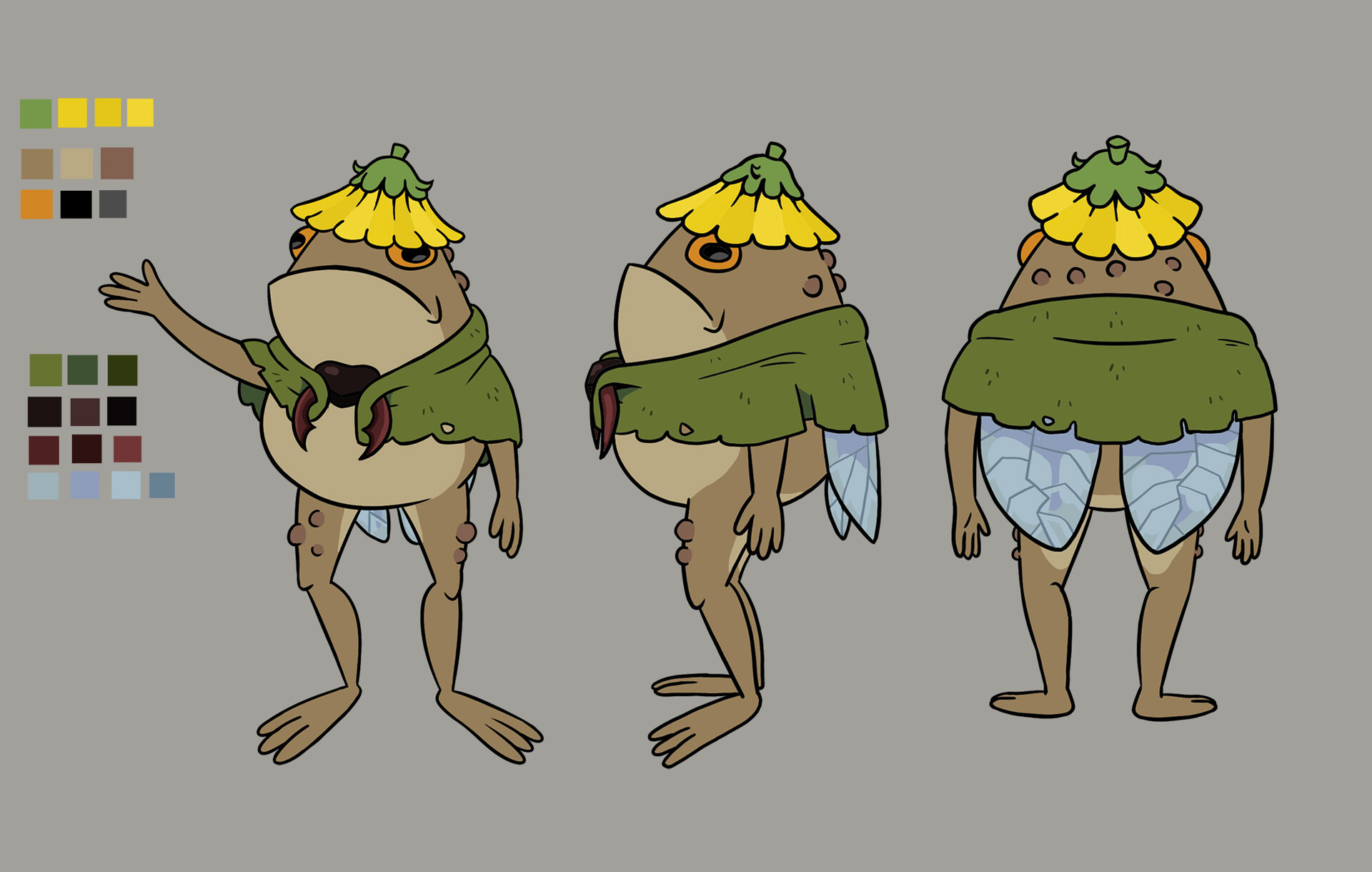 ArtStation - Frog Wizard - Character Design