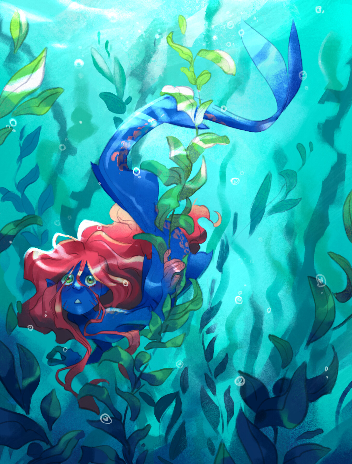 ArtStation - Algae Mermaid
