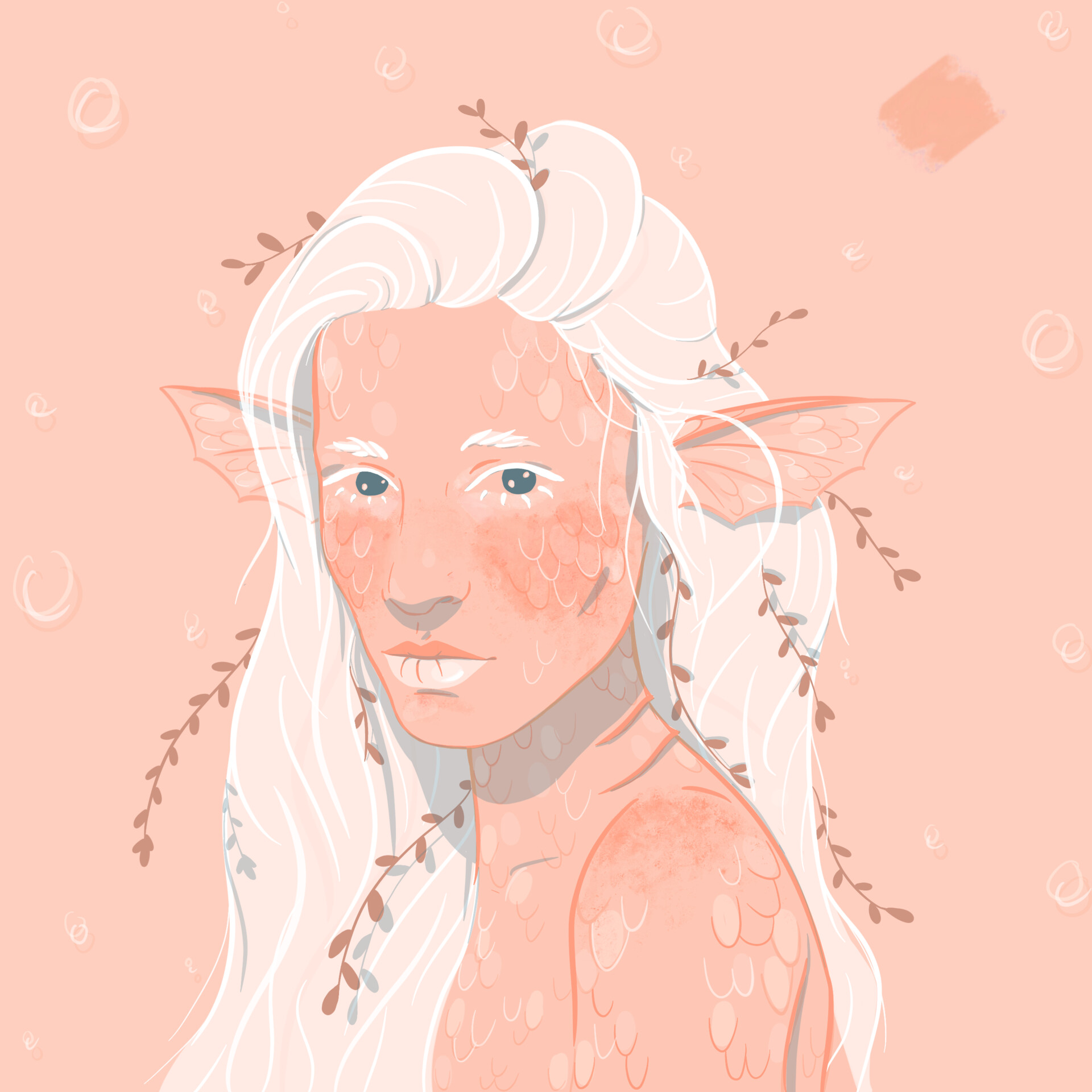 Hana Nekrep - Mermay Procreate start