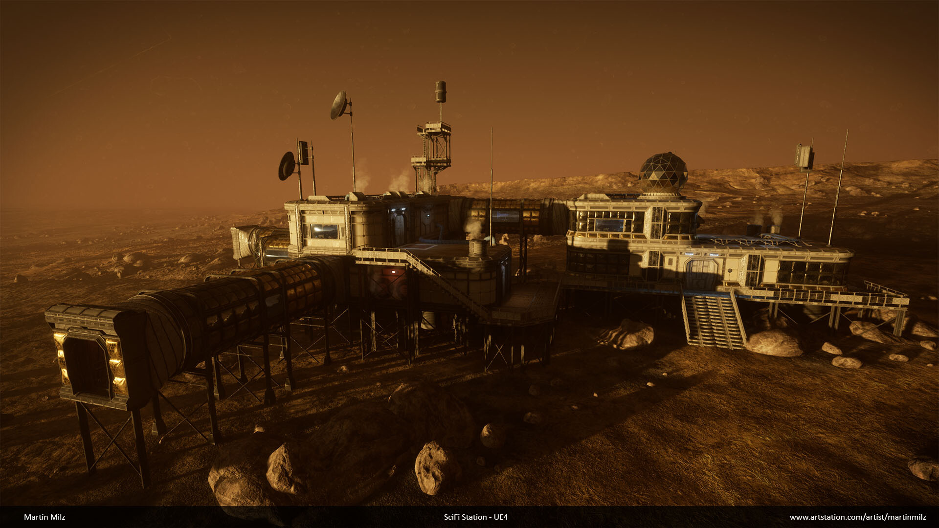 Martin Milz - SciFi Station - UE4