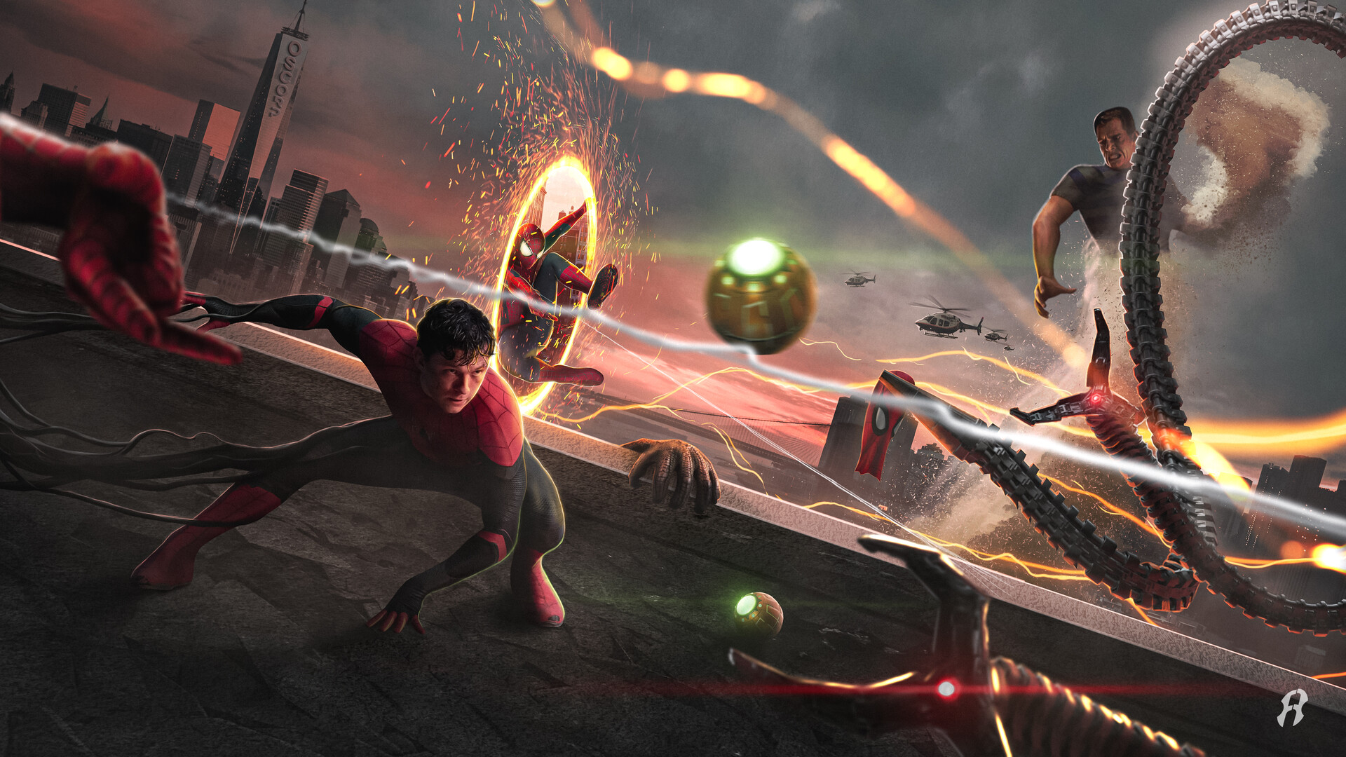 Artstation Spider Man No Way Home Art