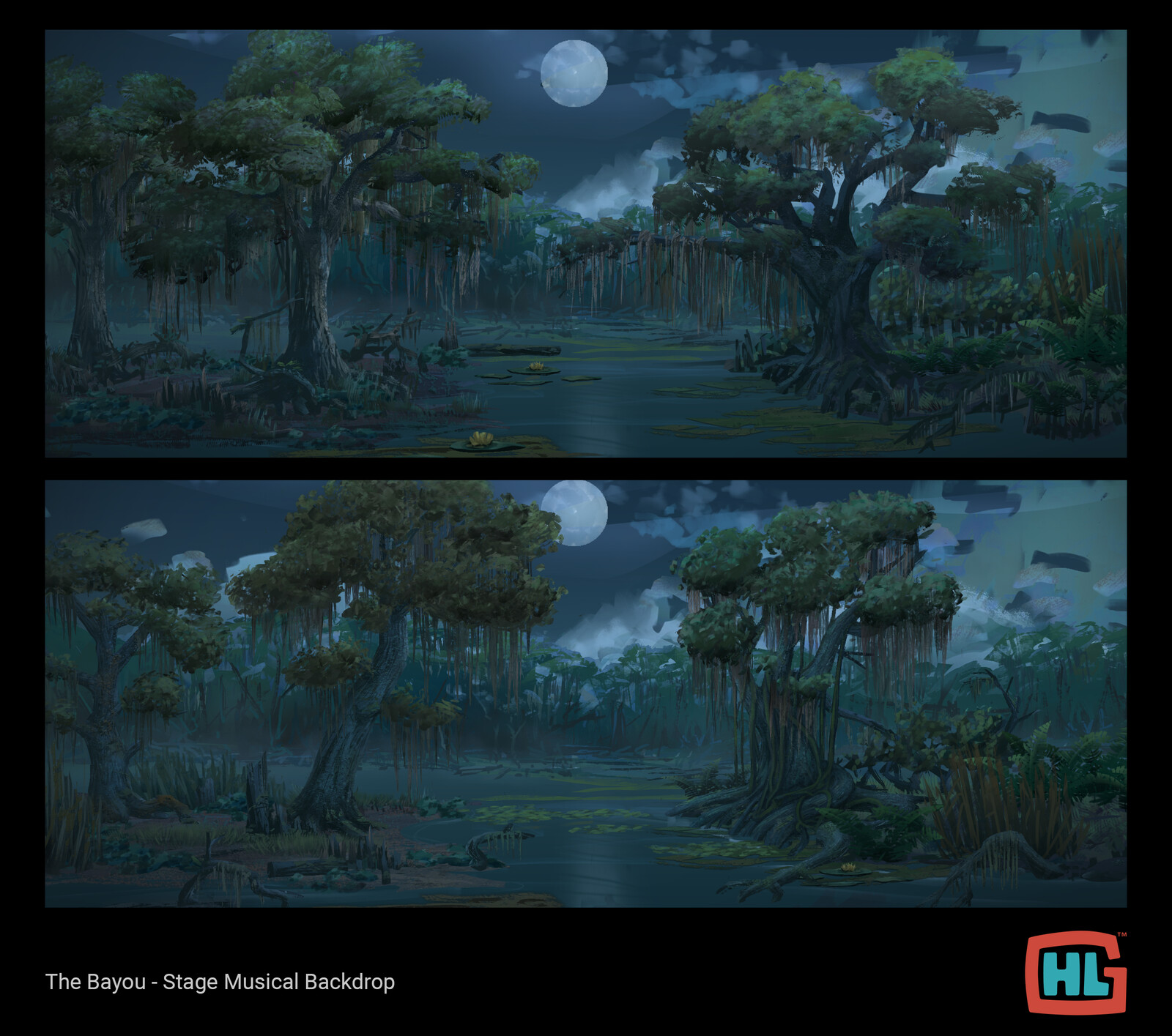 Sam Heisler - The Bayou - Stage Musical Backdrop