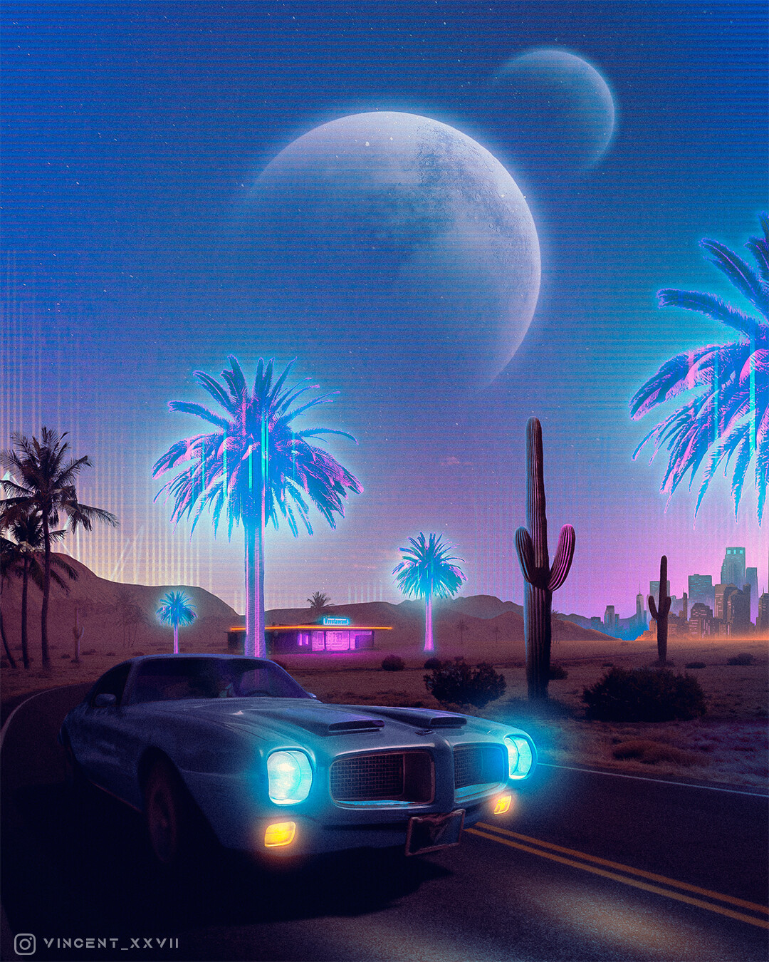 ArtStation - Retro Desert
