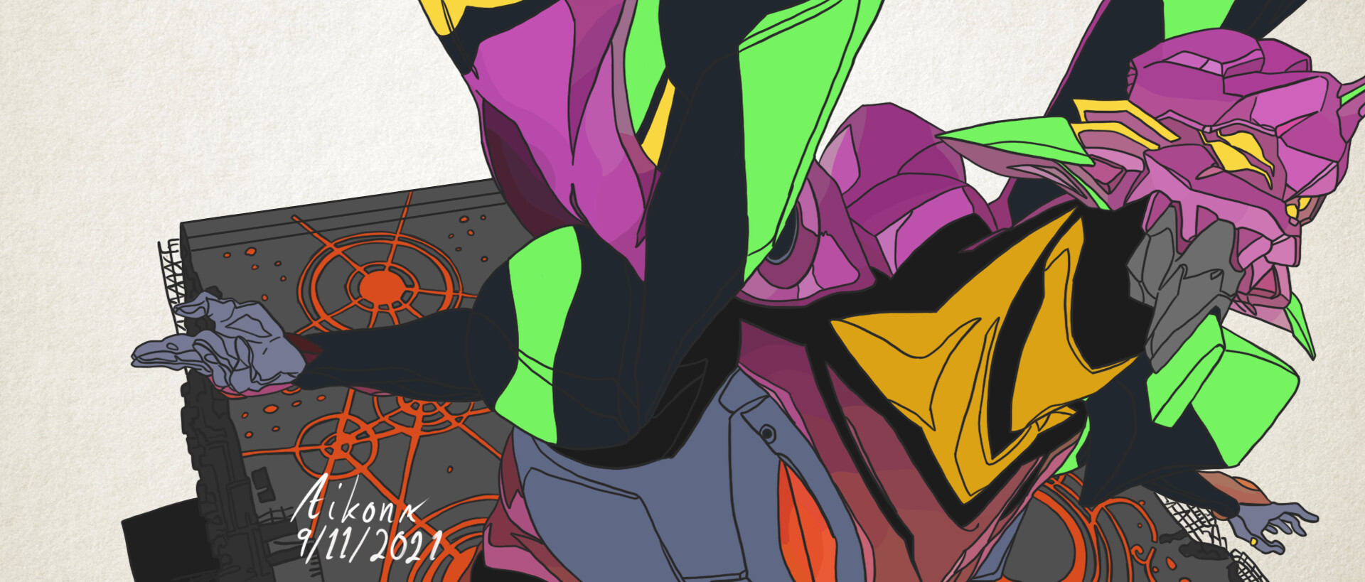 Aikona | Oliver Broberg - EVA-13 Fan Art - Evangelion: 3.0+1.01 Thrice ...