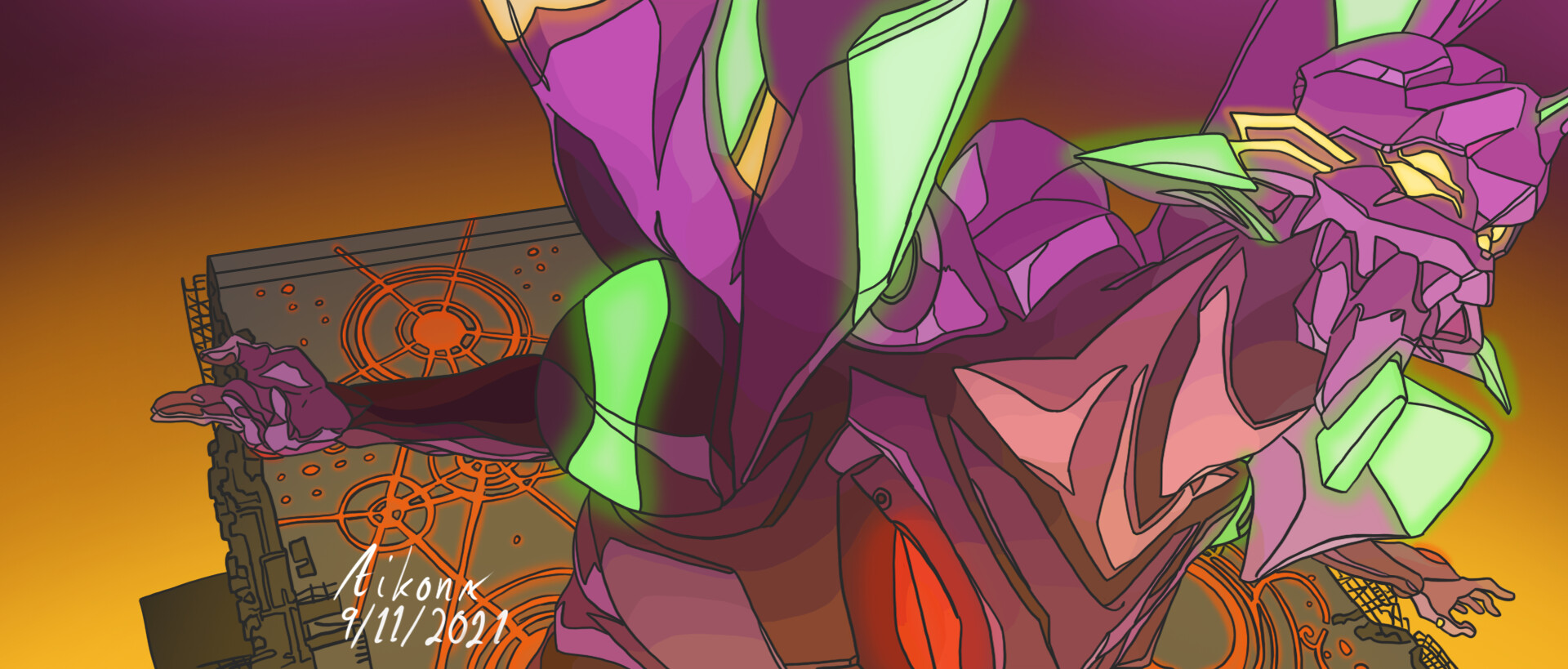 Aikona | Oliver Broberg - EVA-13 Fan Art - Evangelion: 3.0+1.01 Thrice ...