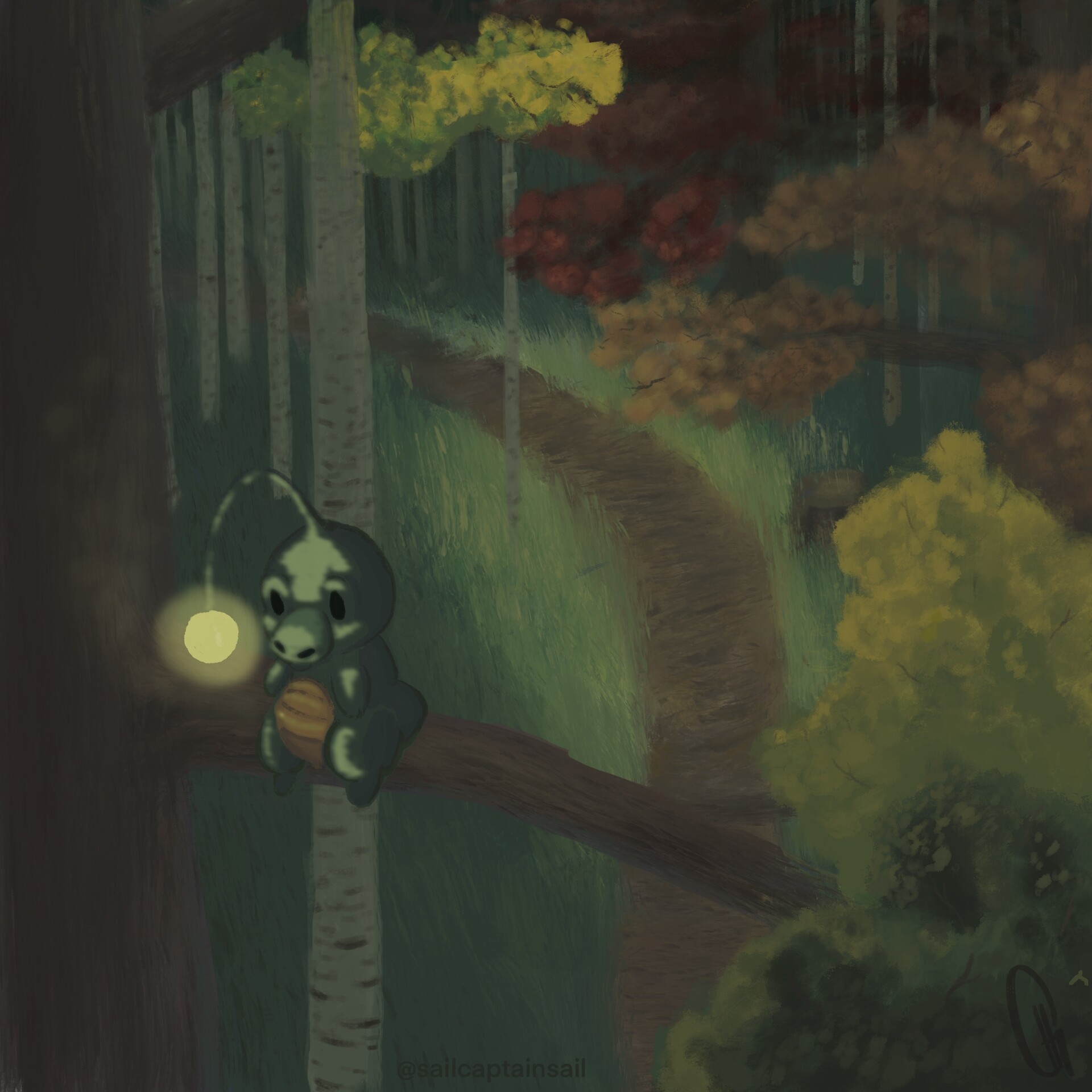 Gerard Salter - Lantern in the Woods