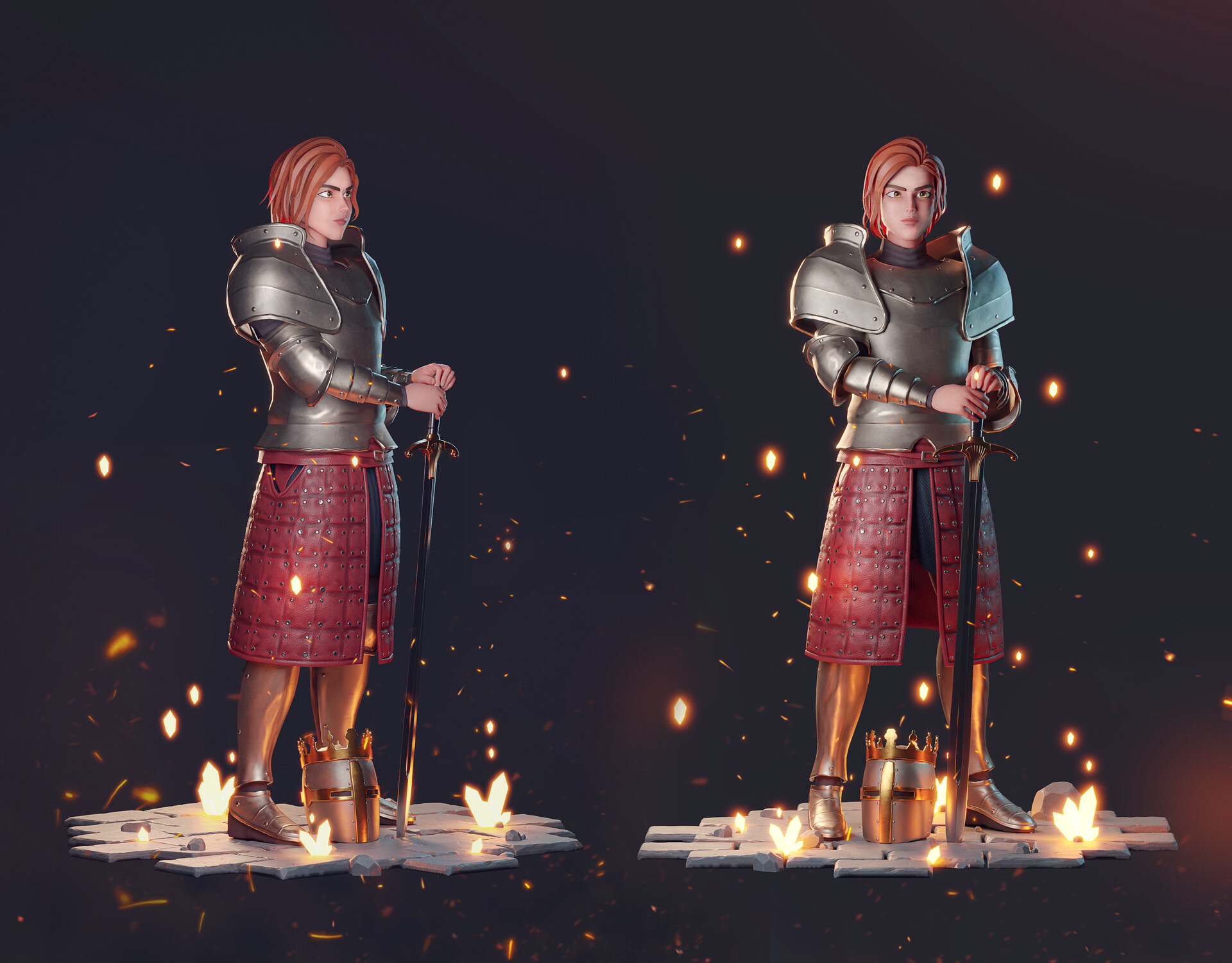 ArtStation - Stylized Knight