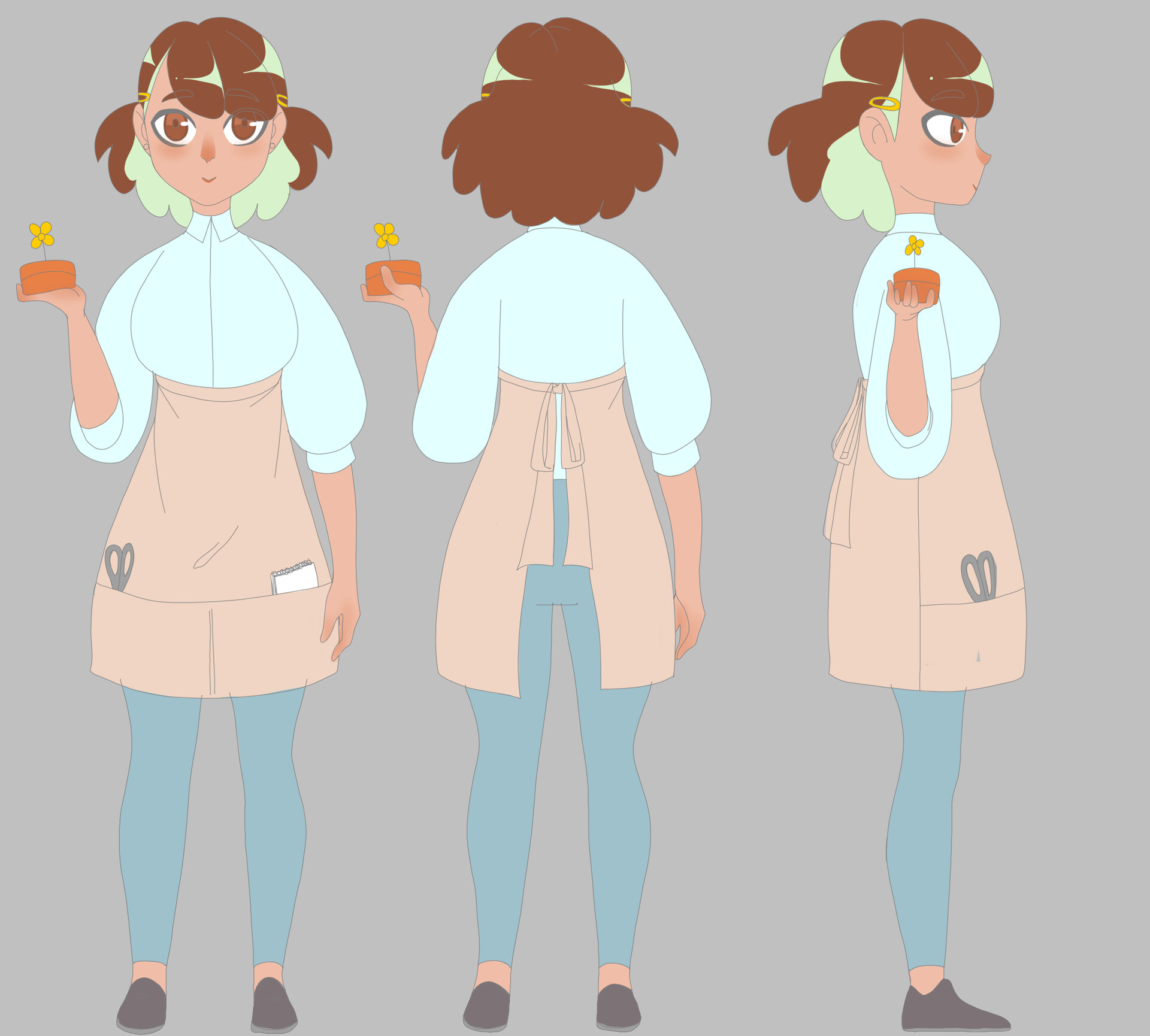 ArtStation - Florist - Character ref