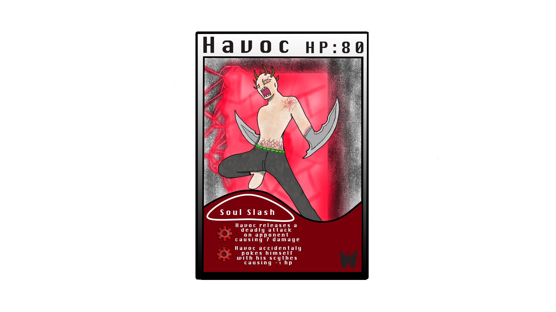 ArtStation - Card game character - Havoc