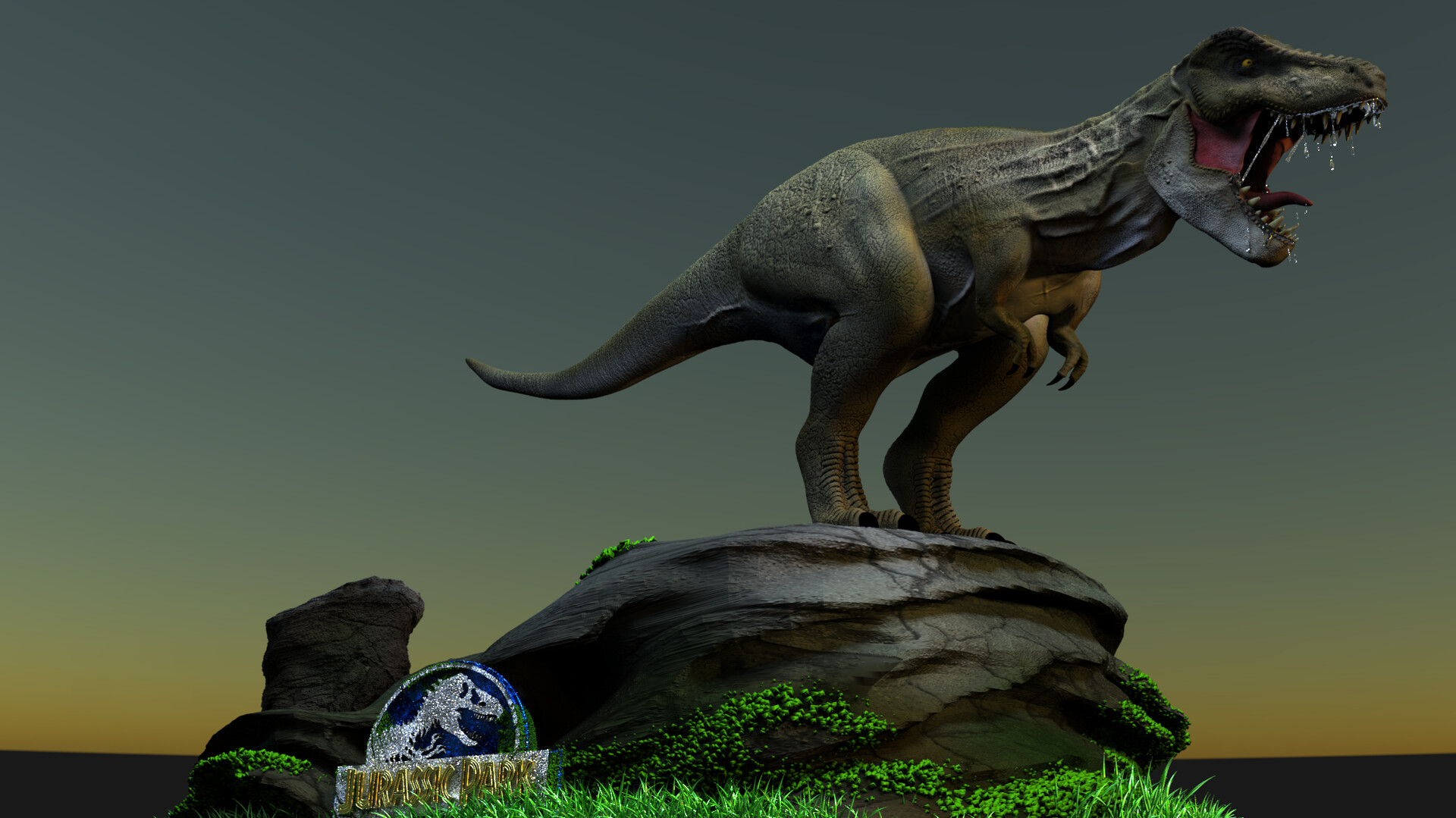 Amarok Hati Sköll - Tyrannosaurus Rex (modeling 3D)