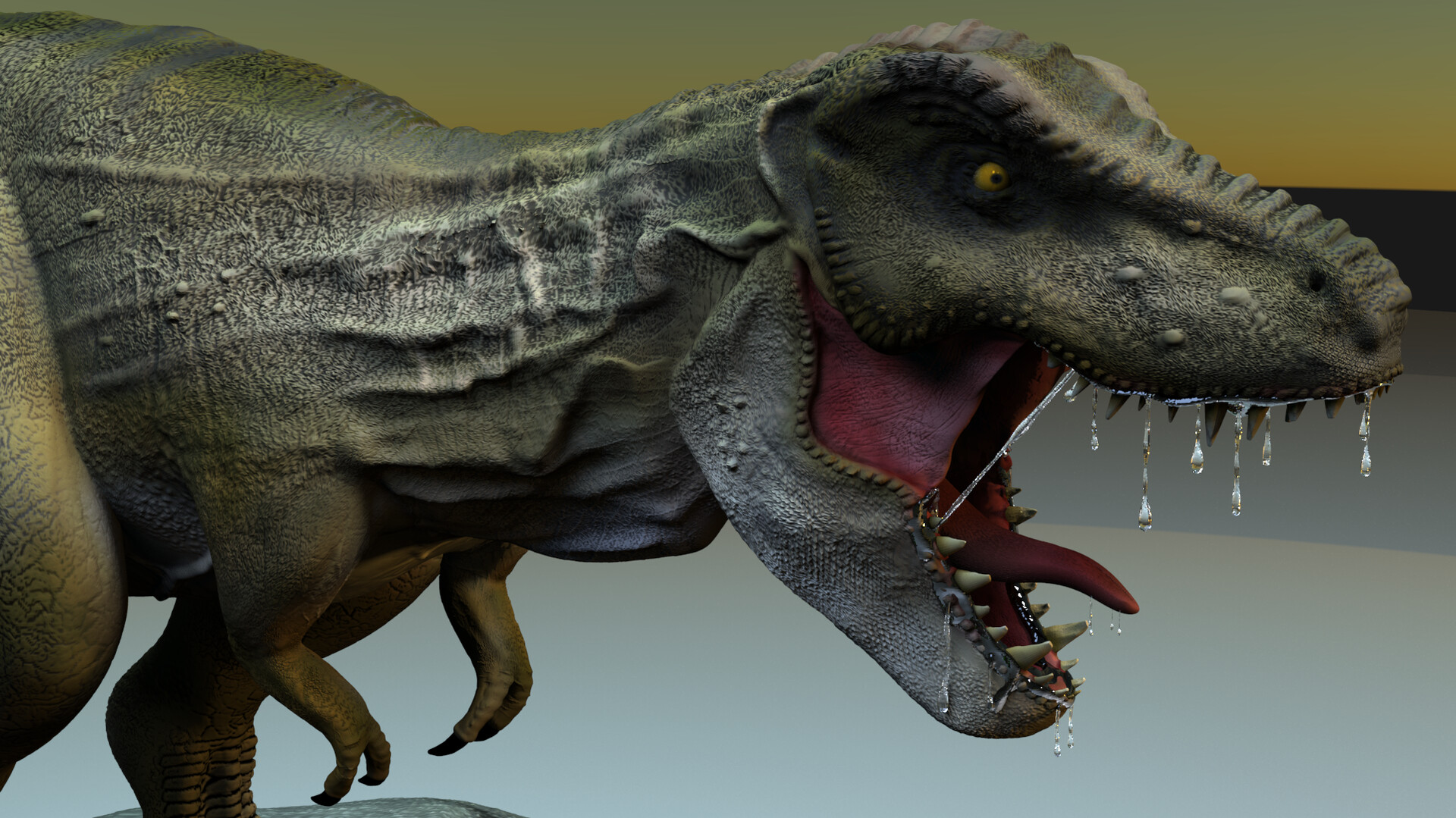 Amarok Hati Sköll - Tyrannosaurus Rex (modeling 3D)