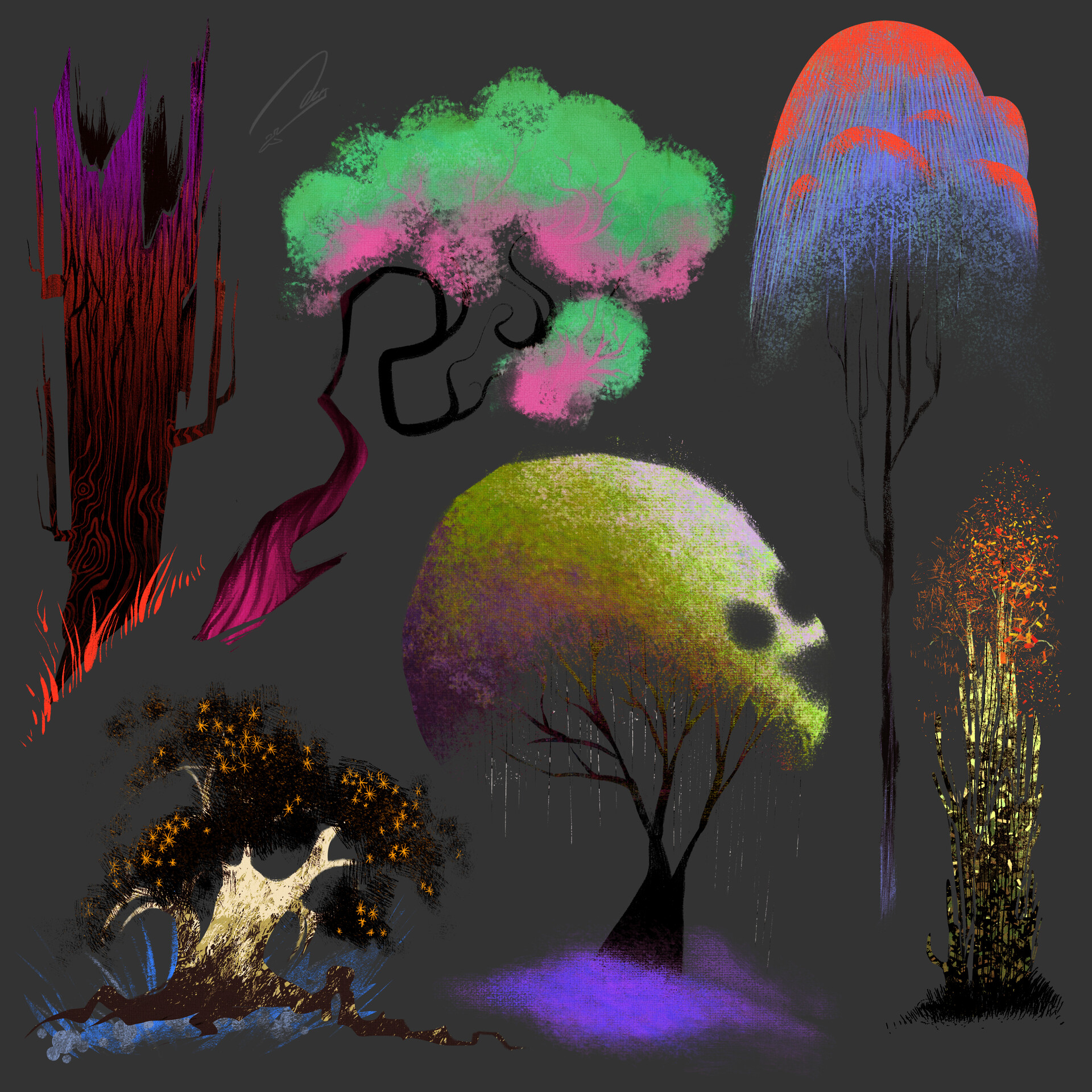 ArtStation - Tree Practice