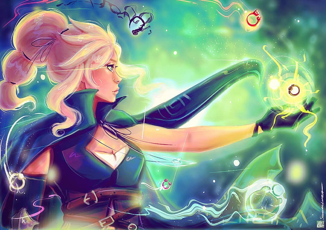 ArtStation - Lecia and The Six Rings