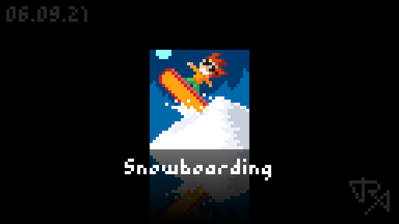 ArtStation - Snowboarding [Pixel_Dailies 06.09.21]