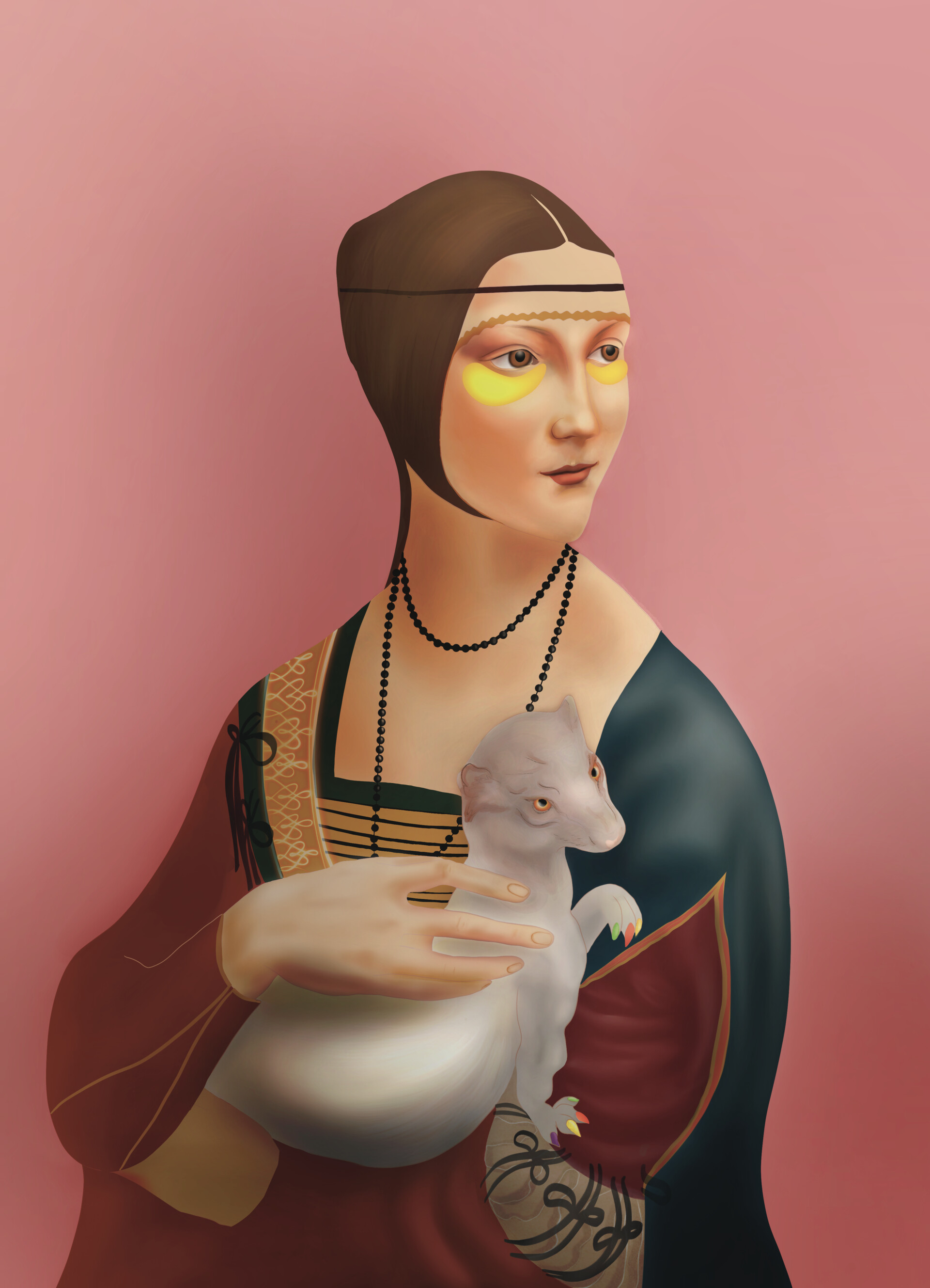 ArtStation - Dama con l'ermellino for cruelty free "Sister's Choice" project