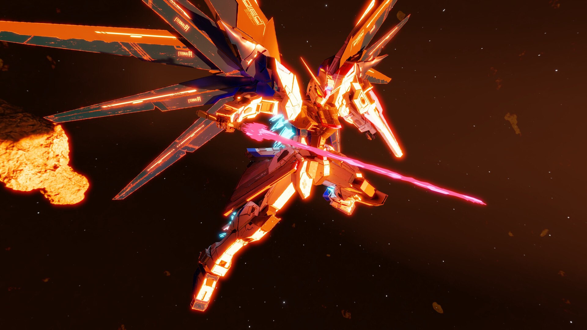 Red Gundam Wallpaper 1920x1080