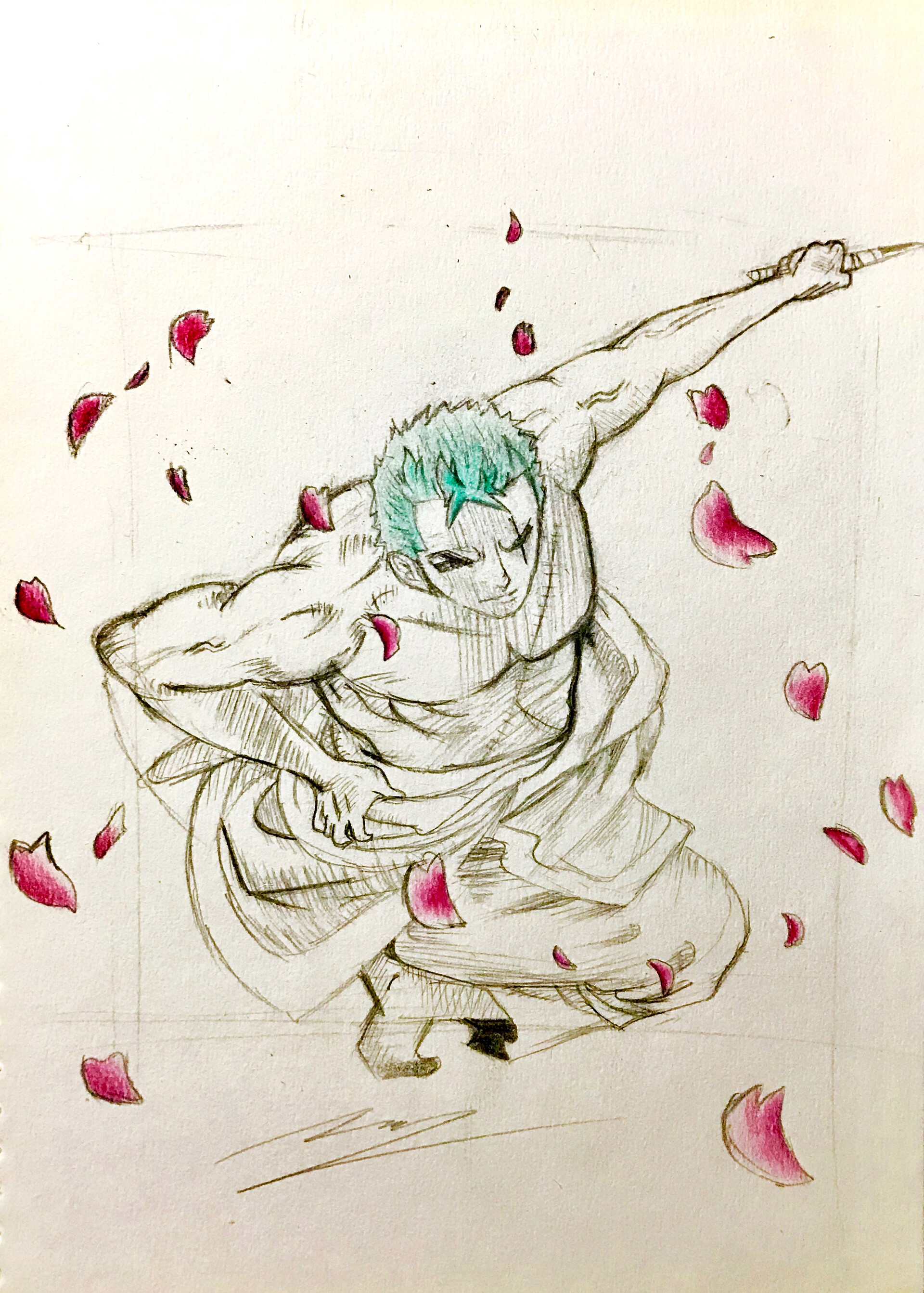 ArtStation - Zoro One Piece Fan Art