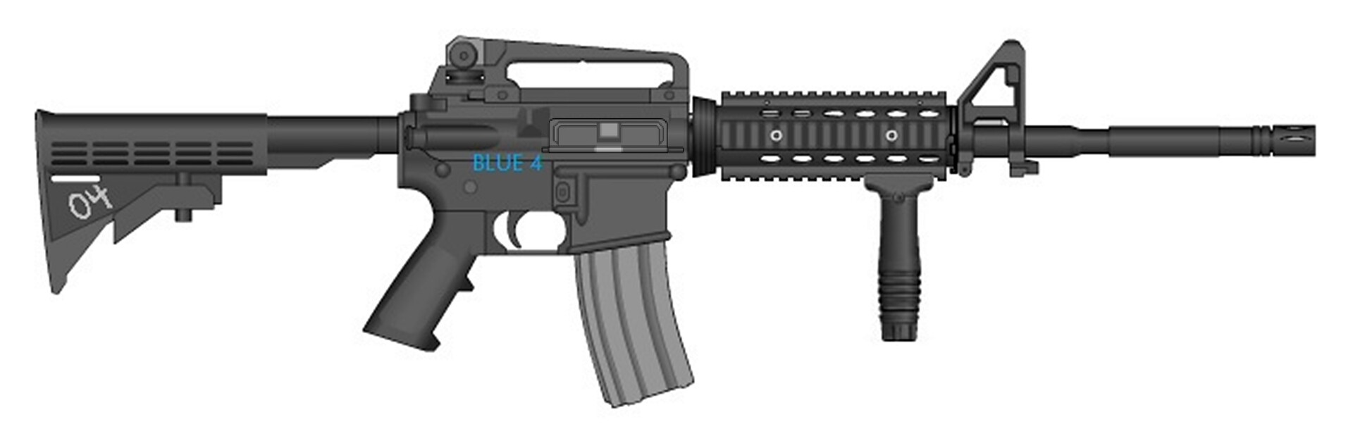 ArtStation - M4A1 AR Call Of Duty Modern Warfare Remastered