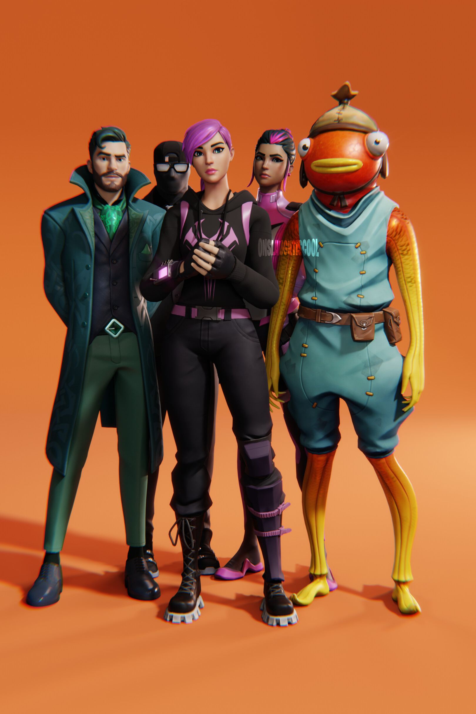 ArtStation - Fortnite Fan Art - Life's A Beach