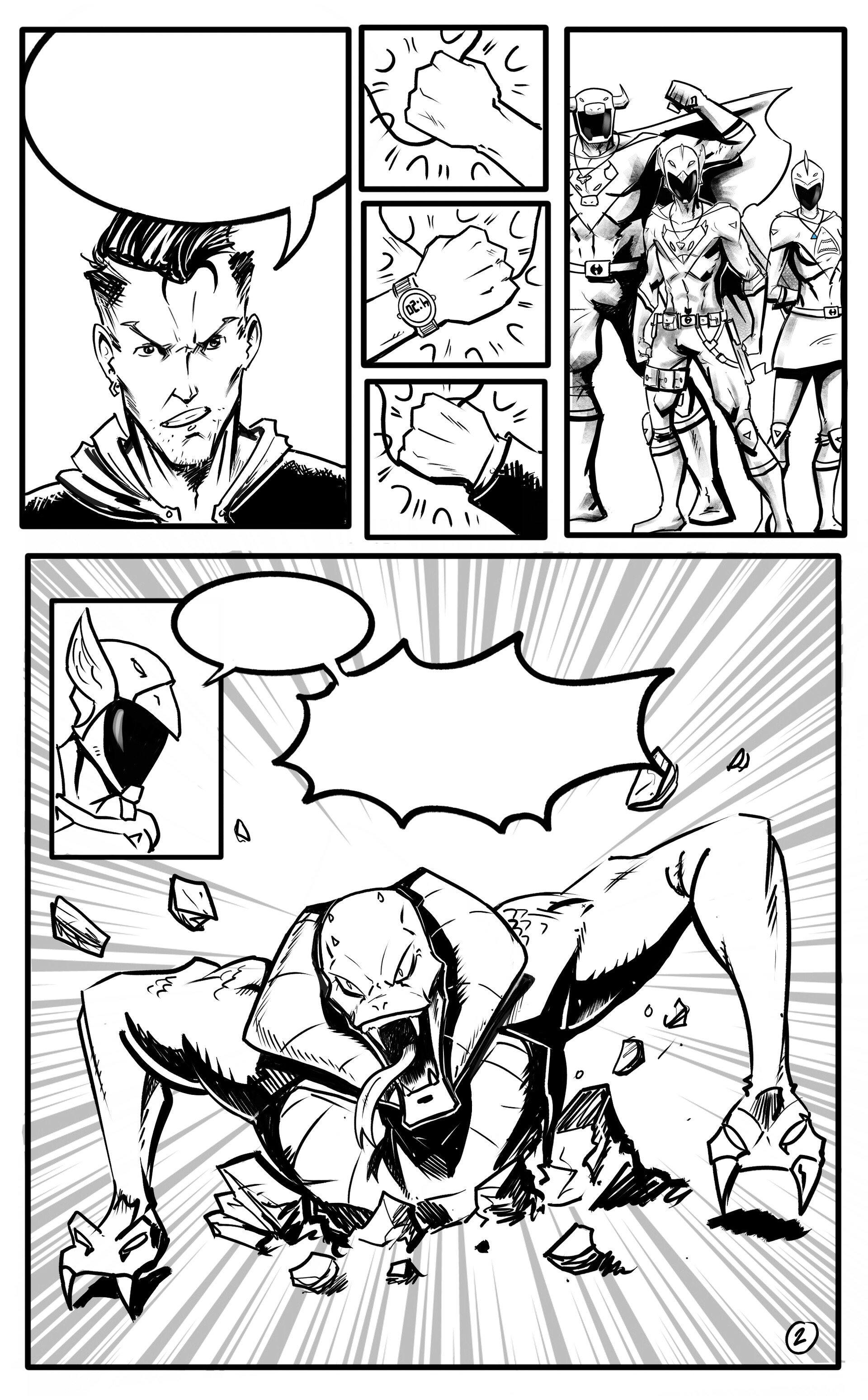 ArtStation - Komik/Comic Page Illustration