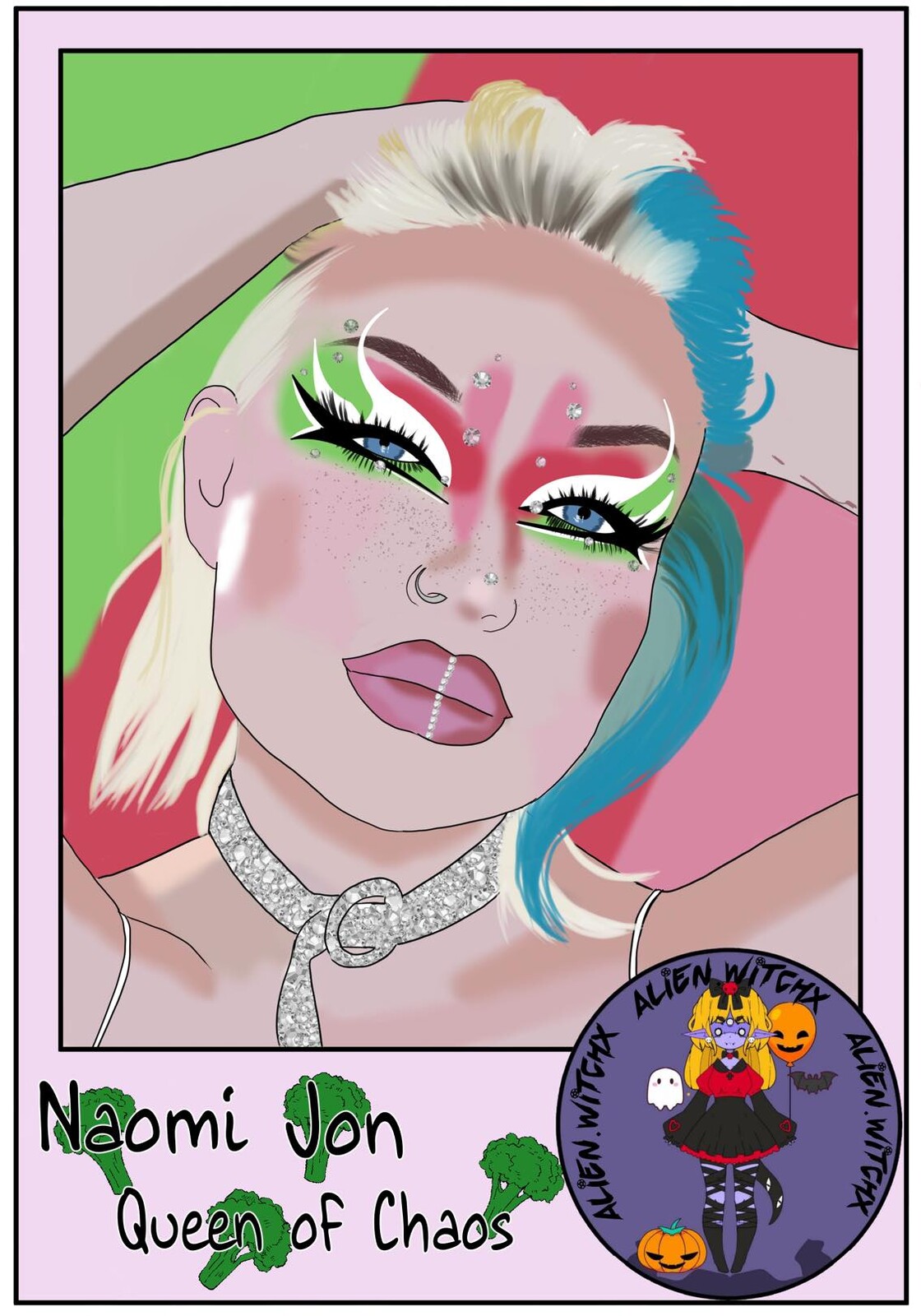 alien.witchx - Digital drawing of Naomi Jon