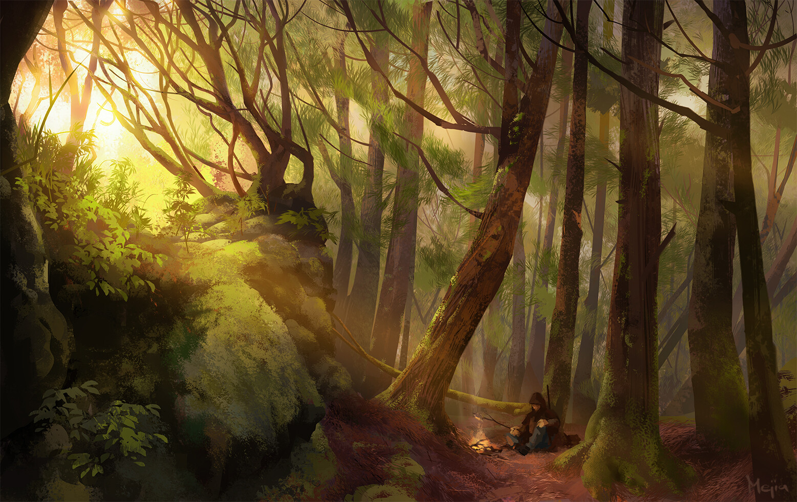 ArtStation - "Ancient Forest"