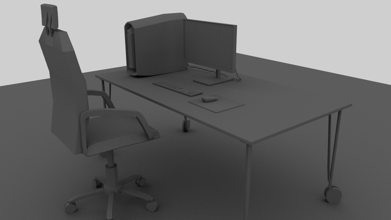 ArtStation - A computer setup