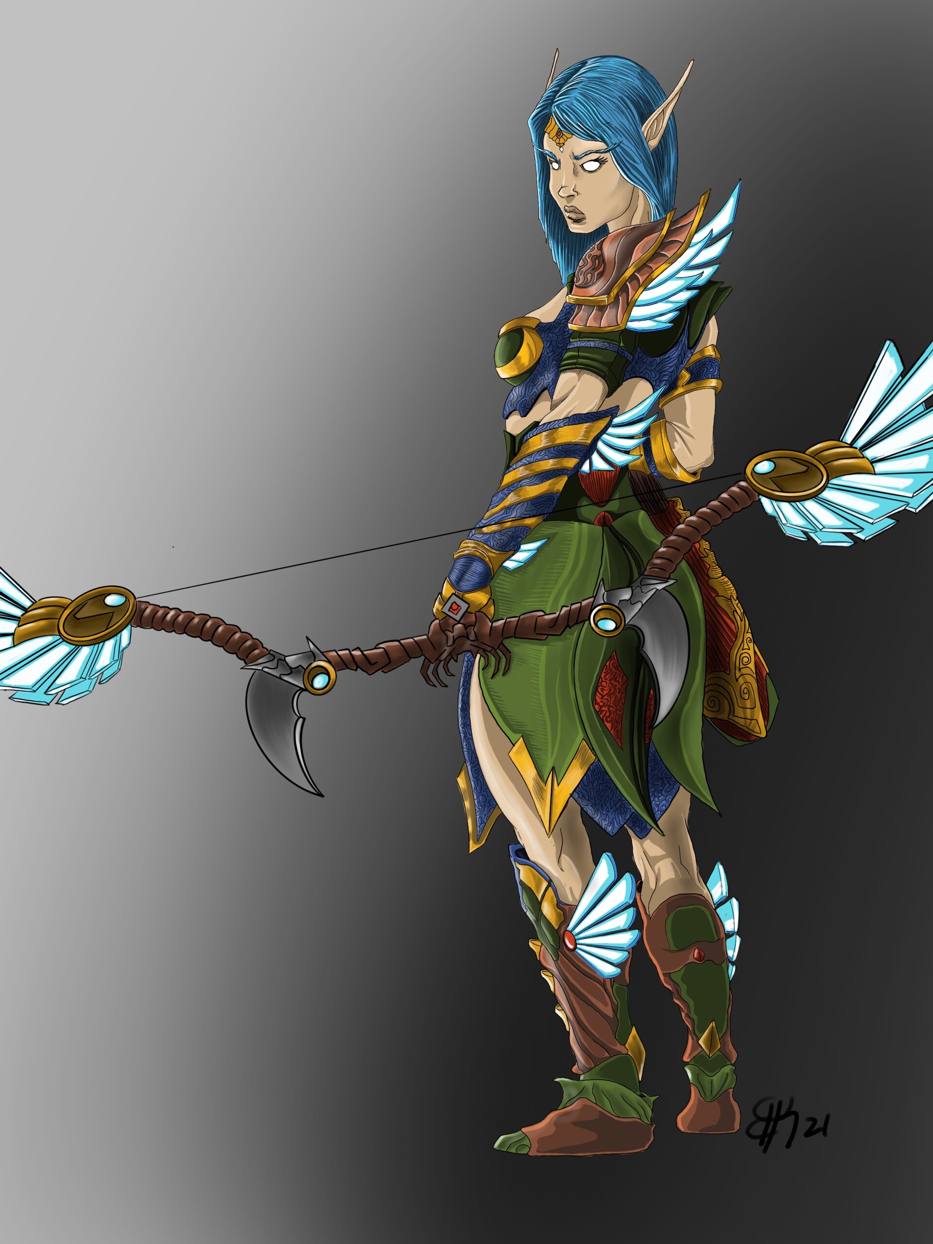 ArtStation - Original Comic Elf Design