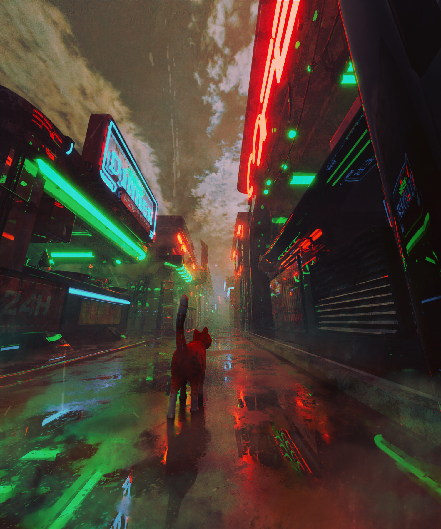 ArtStation - CYBER CAT