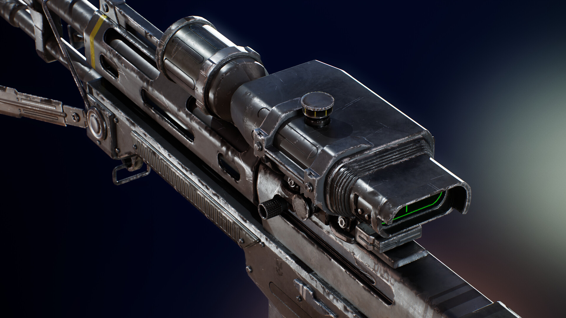 Zachary Creer - SRS99-AM Sniper Rifle (Halo Reach Fan Art)