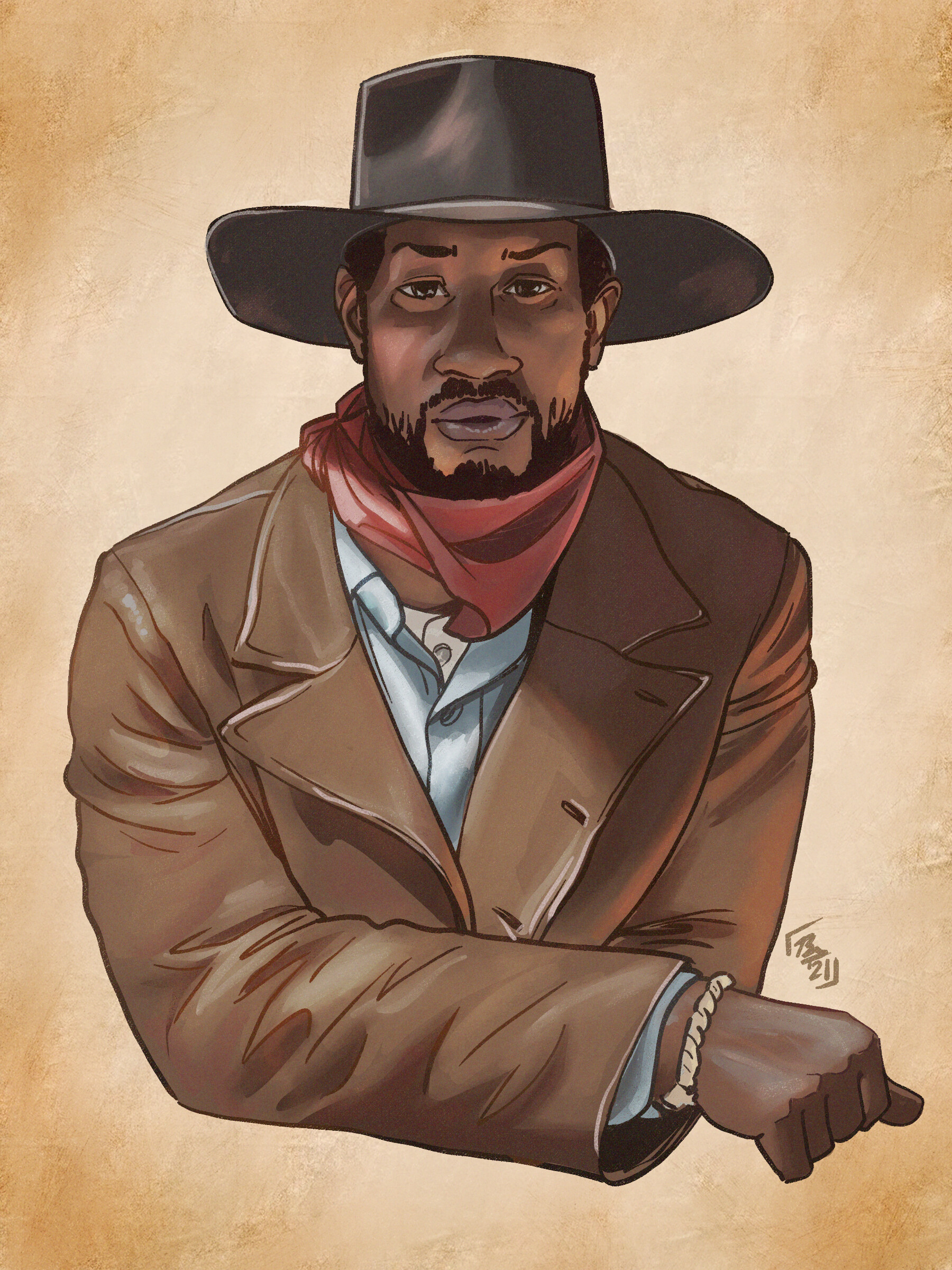 ArtStation - Nat Love - The Harder They Fall