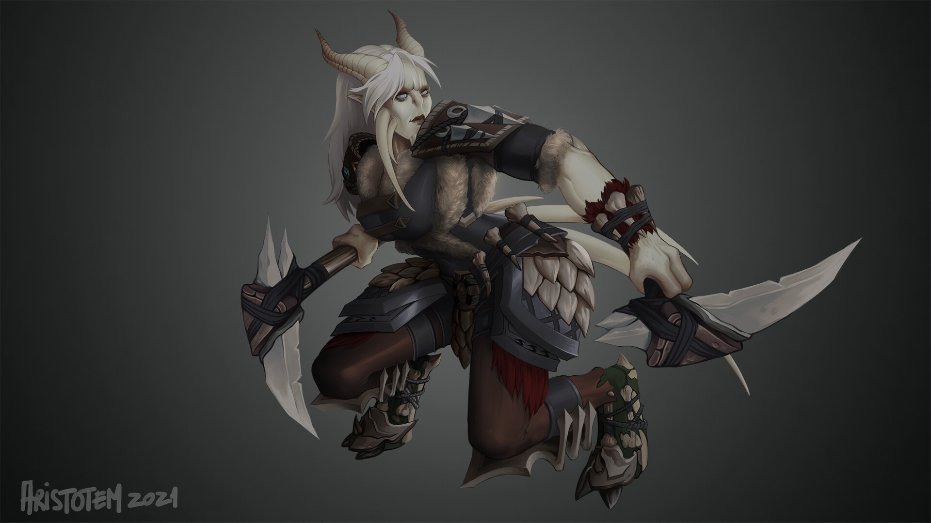 ArtStation - Broken Draenei - Commissioned Art