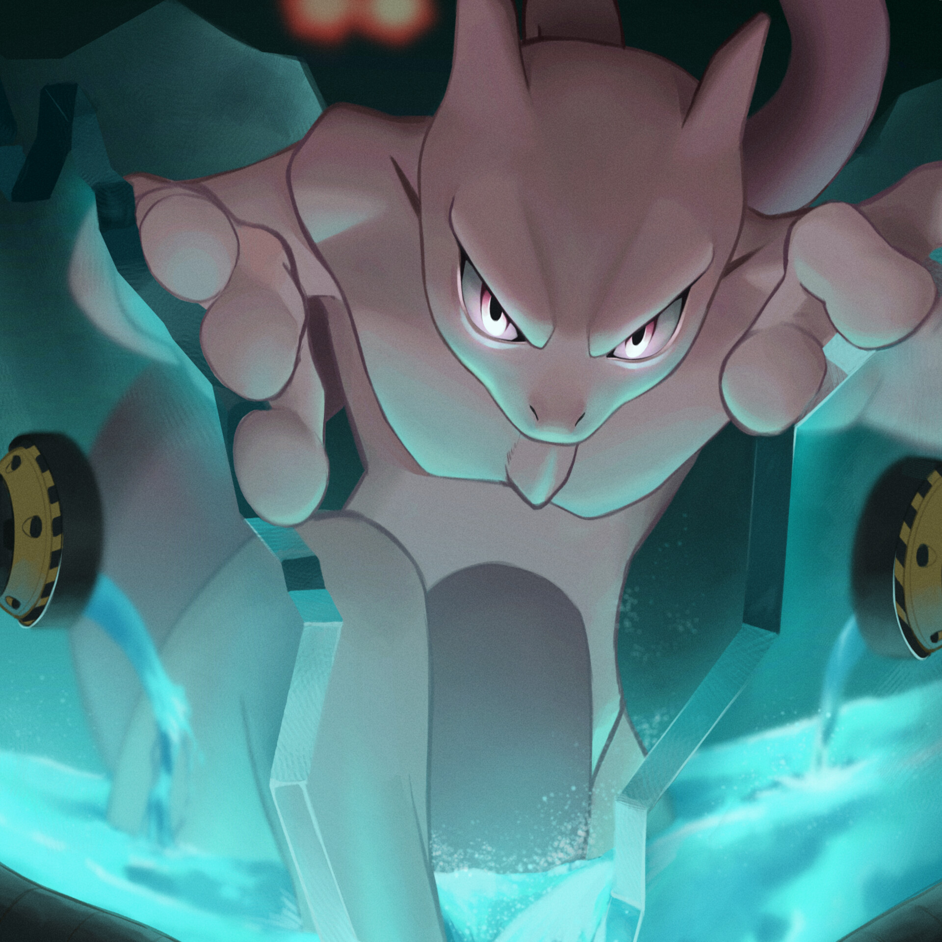 ArtStation - PKMN Ecology 5. Mewtwo's revenge