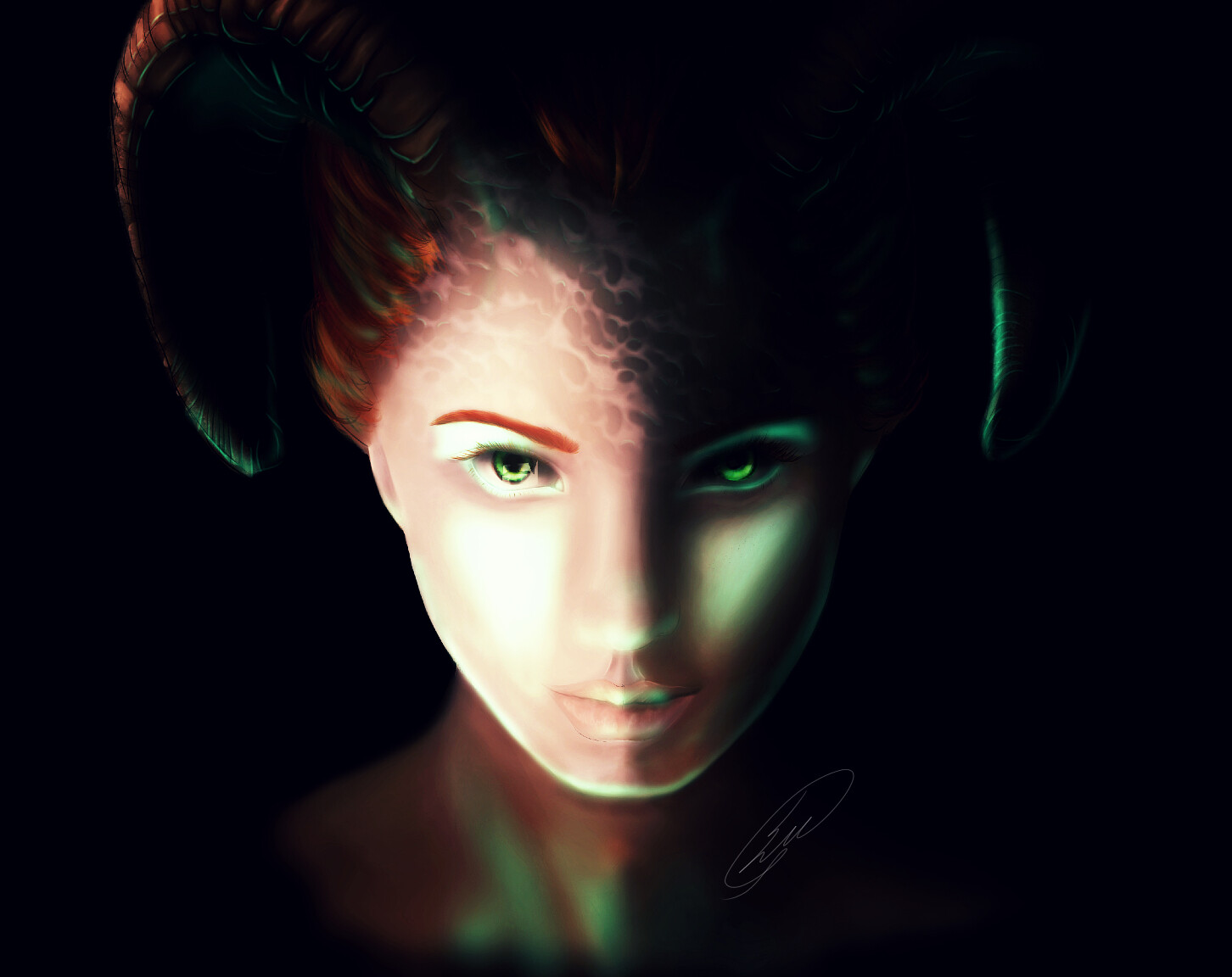 ArtStation - Demon lady