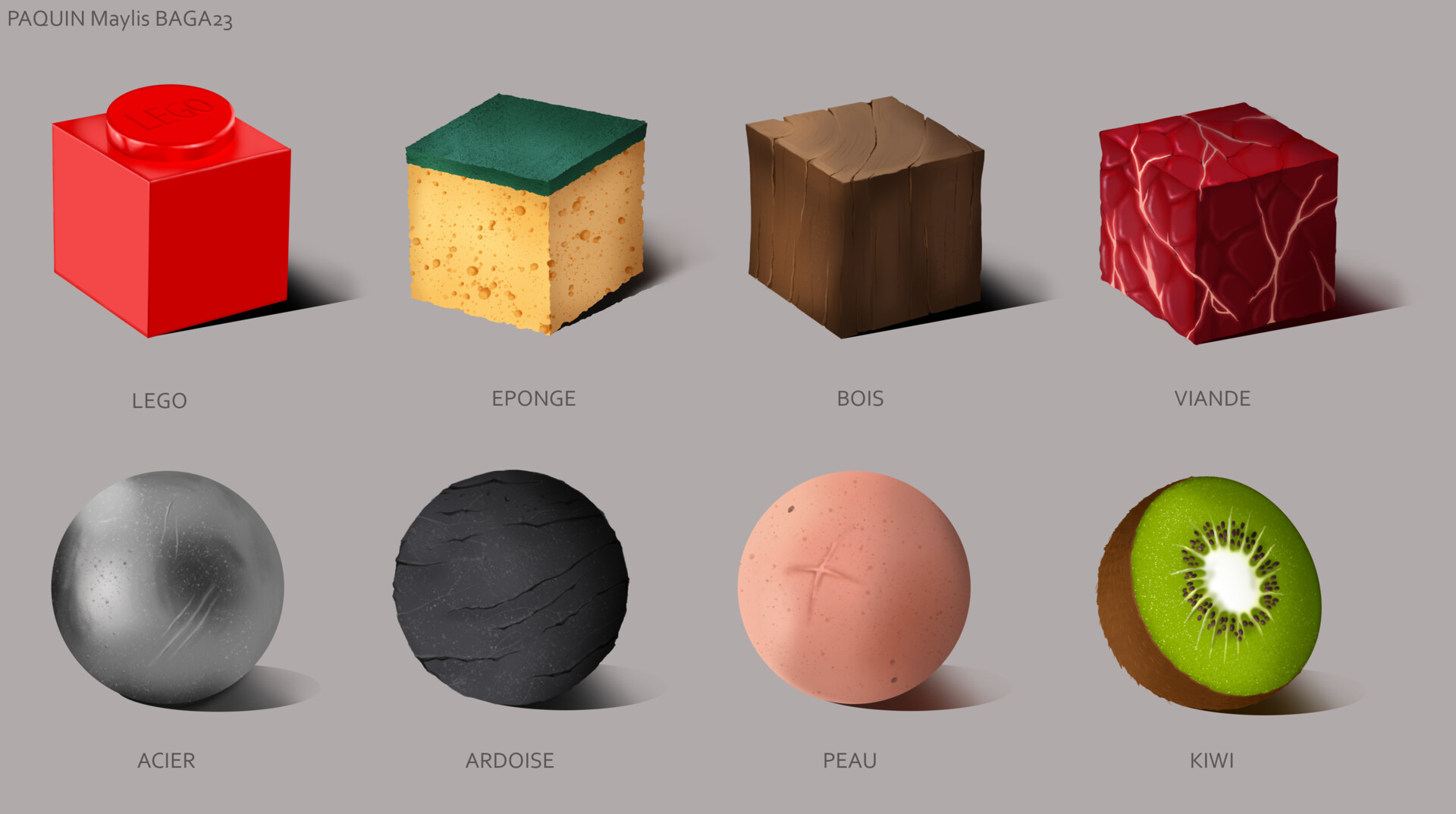 ArtStation - Material study